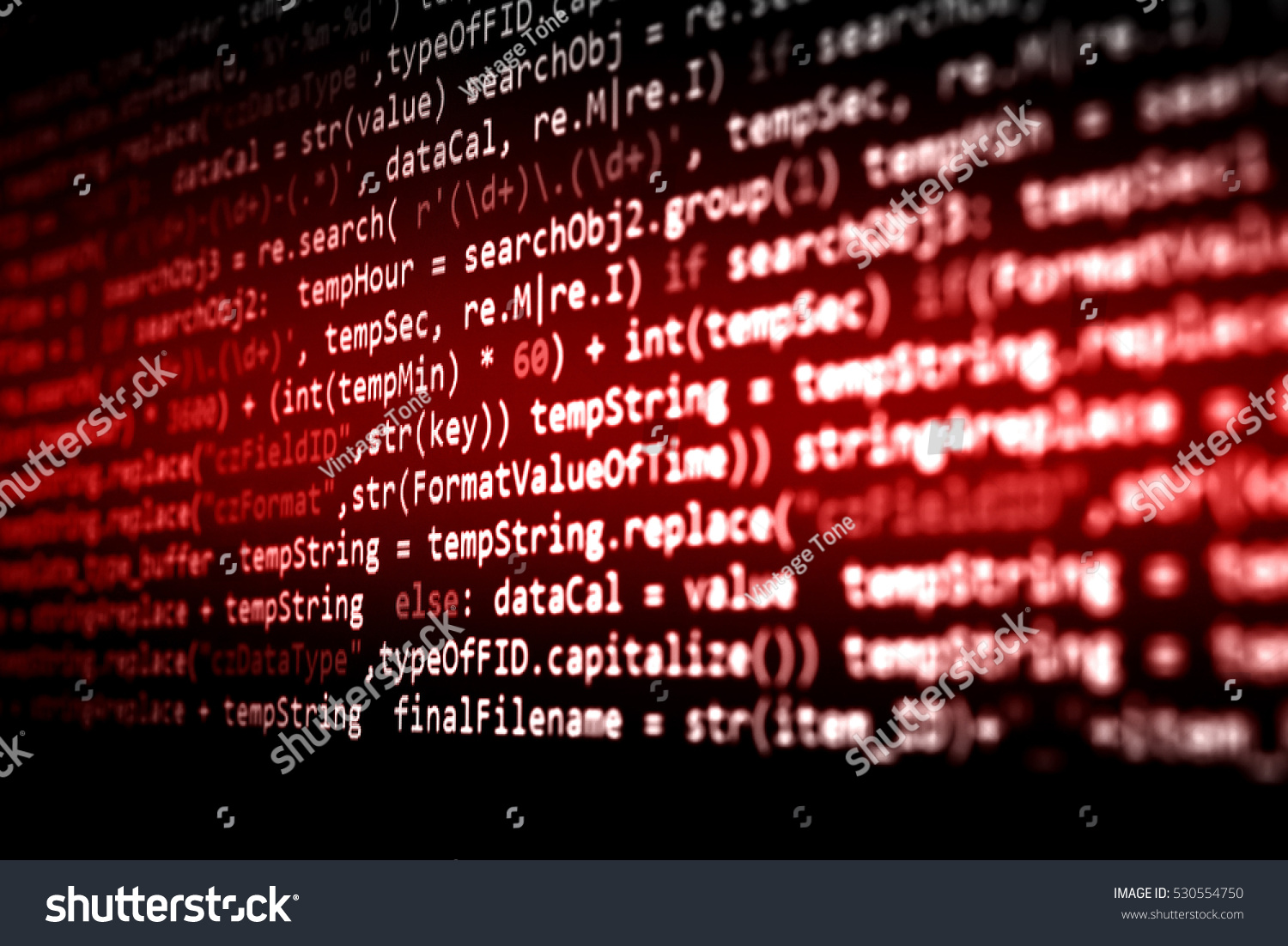 Software Developer Programming Code Abstract Computer Stock Photo ...