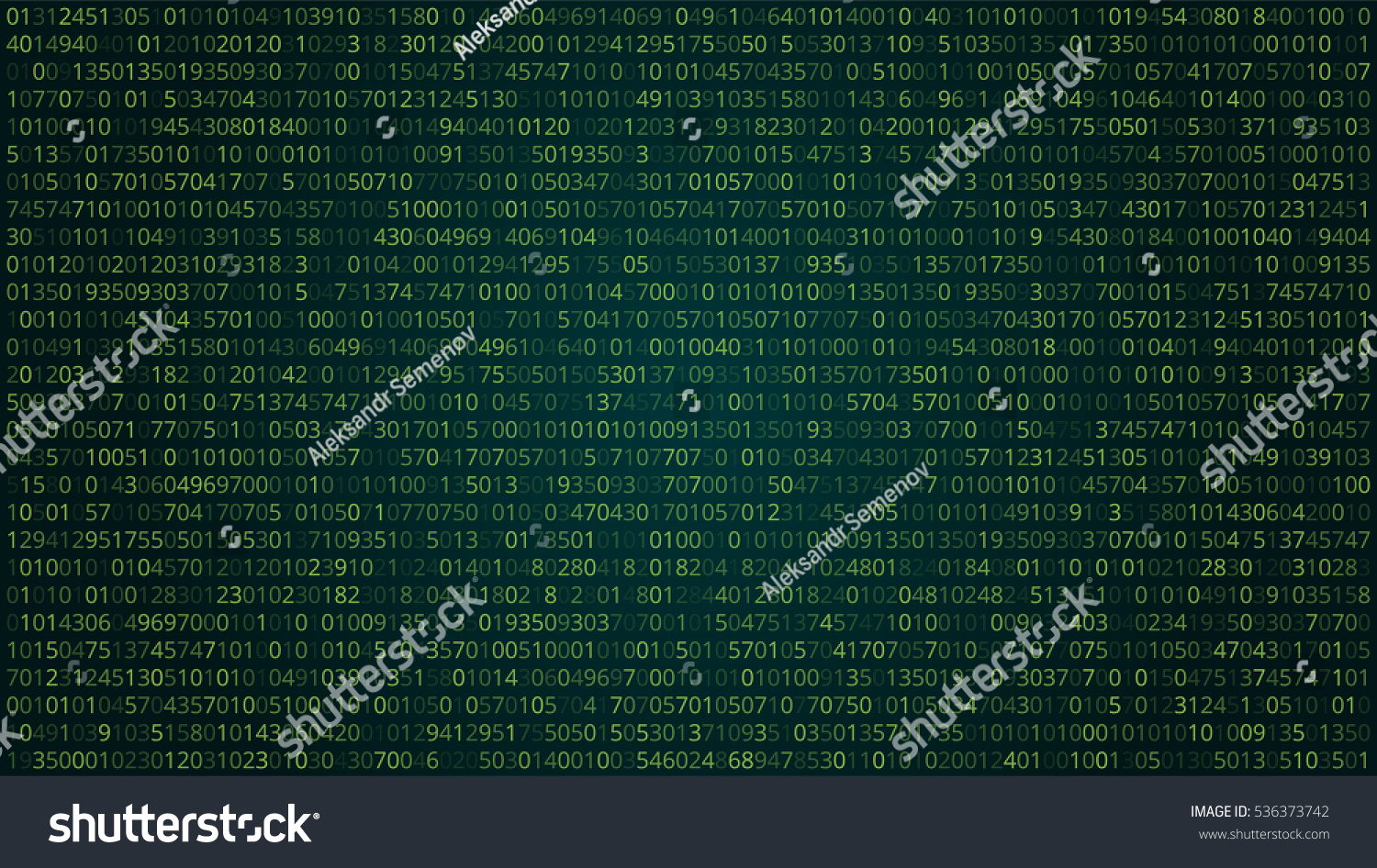 Abstract Technology Background Binary Computer Code Stock Vector ...