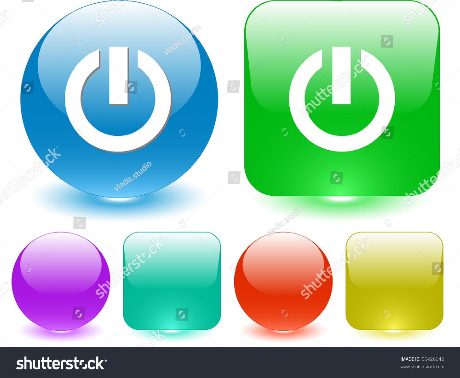 Switch Element Vector Interface Element Stock Vector (Royalty Free ...