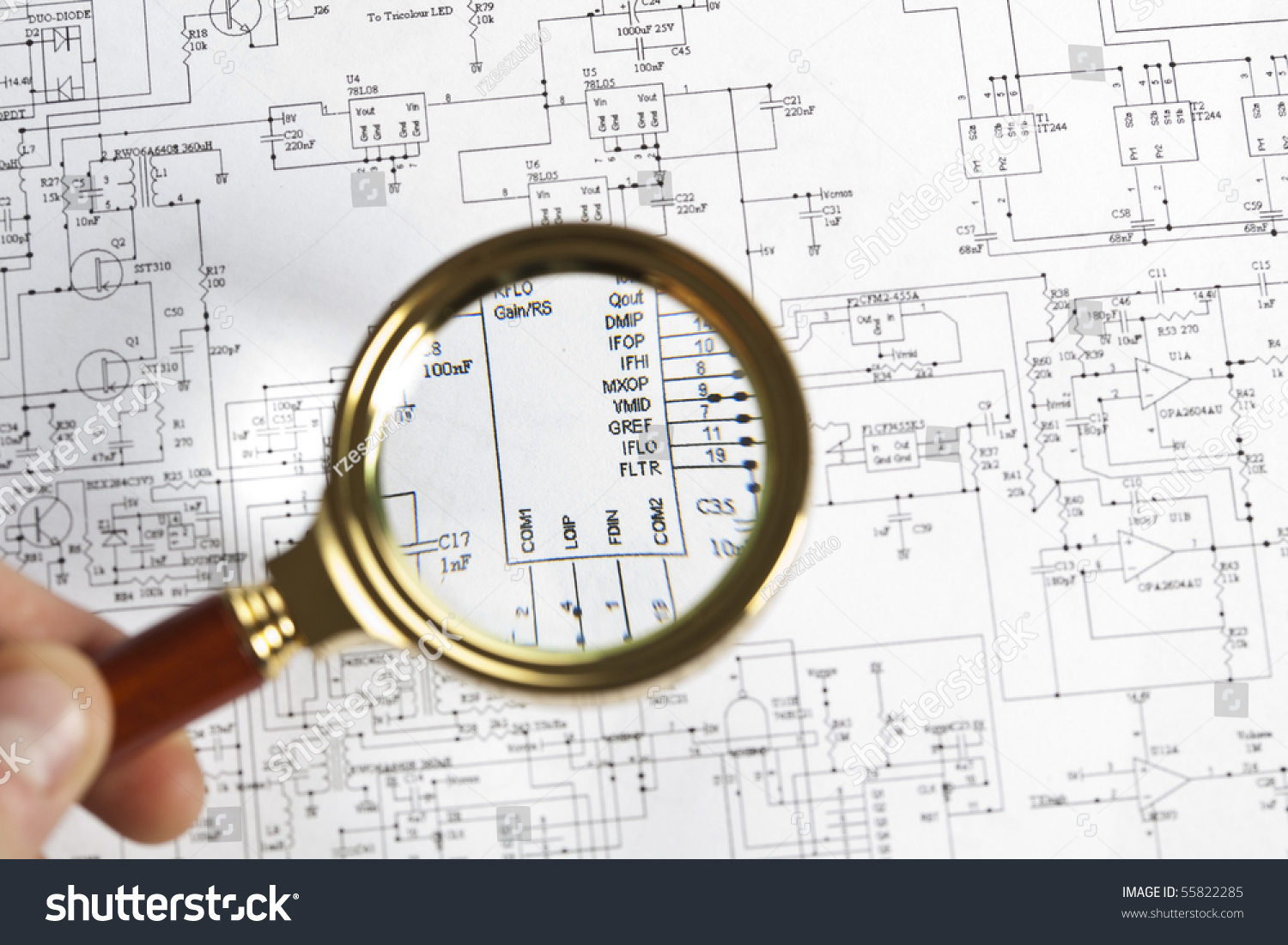 Electronic Schematic Diagram Ideal Technology Background Stock Photo ... Electronic Schematic Diagram Ideal Technology Background Stock Photo ...