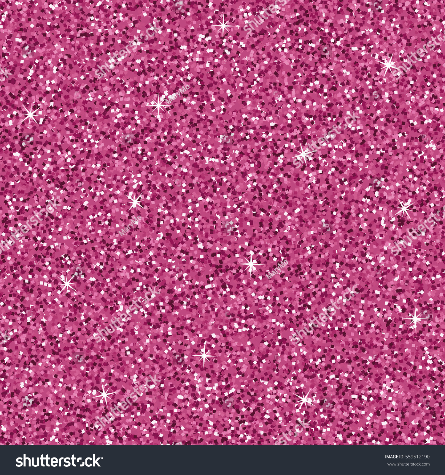 Seamless Magenta Pink Glitter Texture Shimmer Stock Vector Royalty