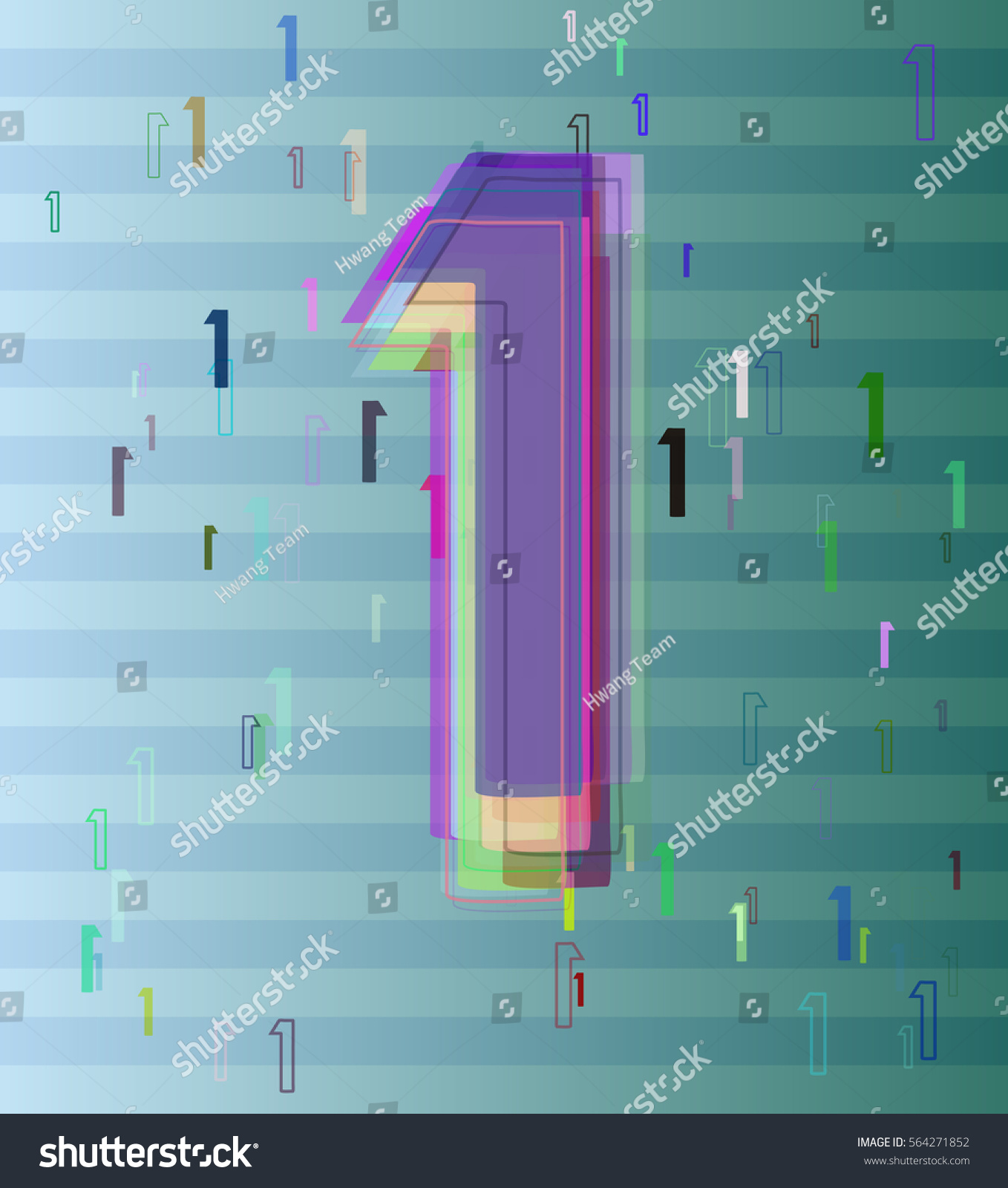 Number 1 Background Vector Stock Vector (Royalty Free) 564271852 ...