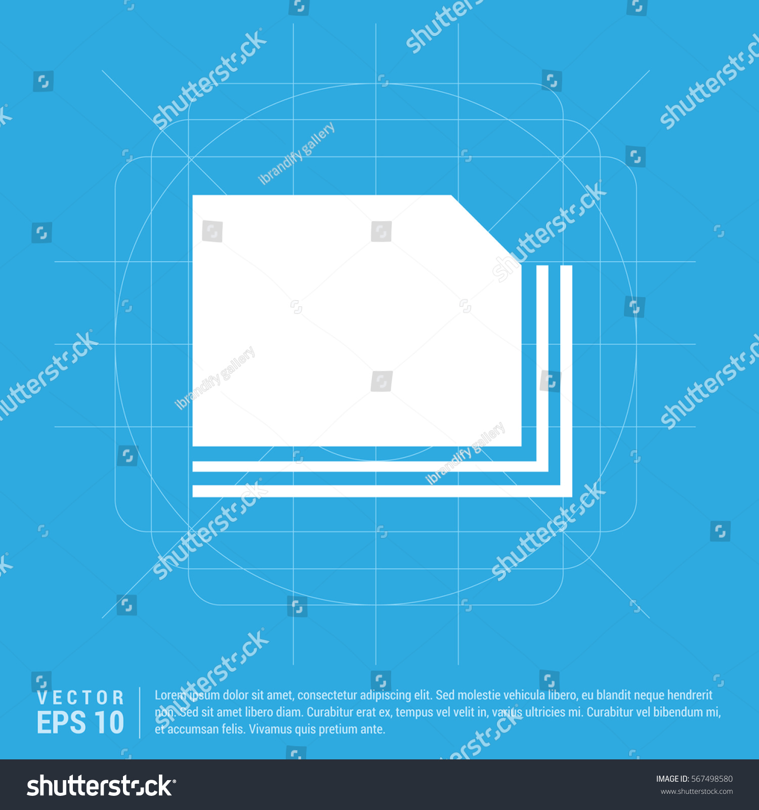 Data Folder Icon Stock Vector (Royalty Free) 567498580 | Shutterstock