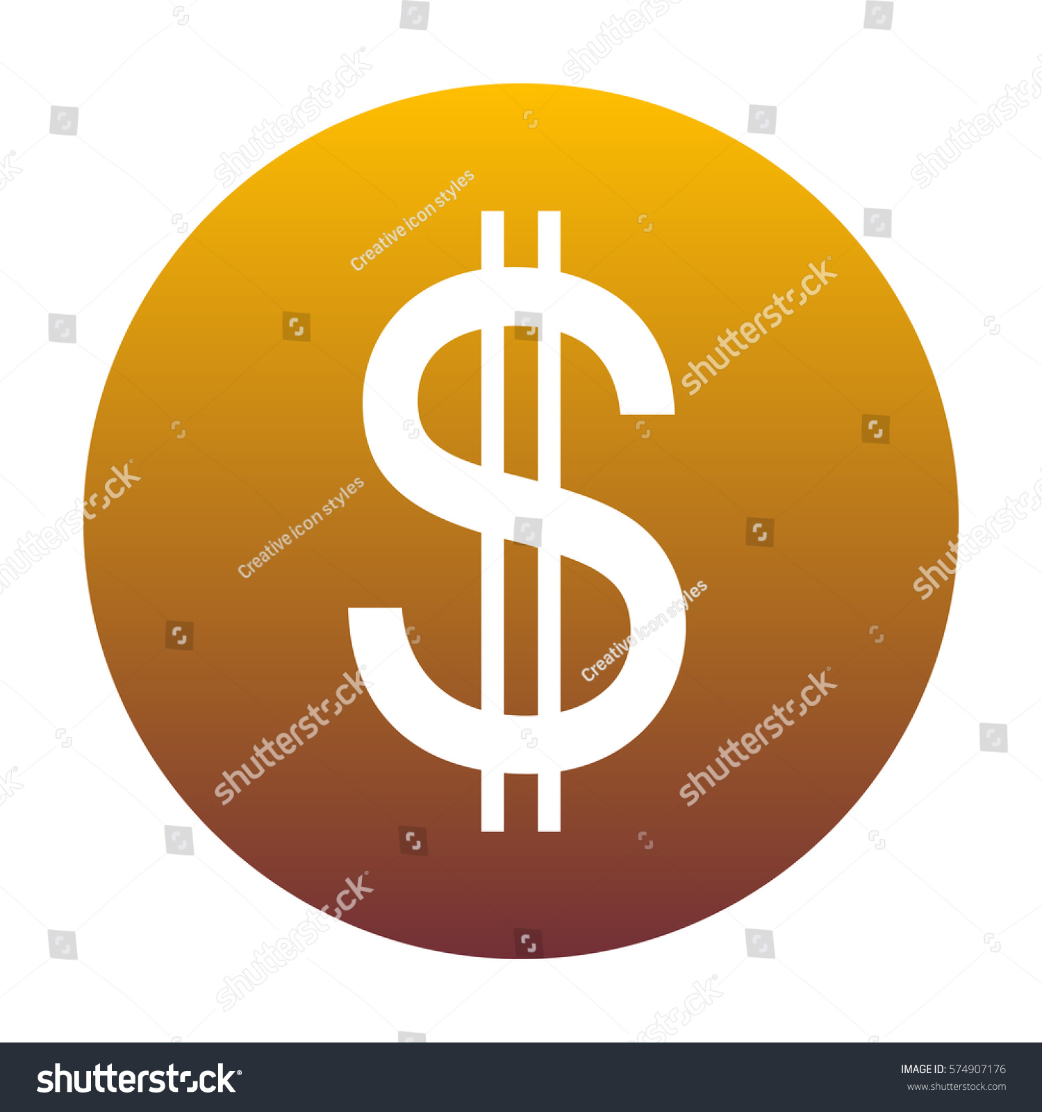 United States Dollar Sign White Icon Stock Vector (Royalty Free ... United States Dollar Sign White Icon Stock Vector (Royalty Free ...