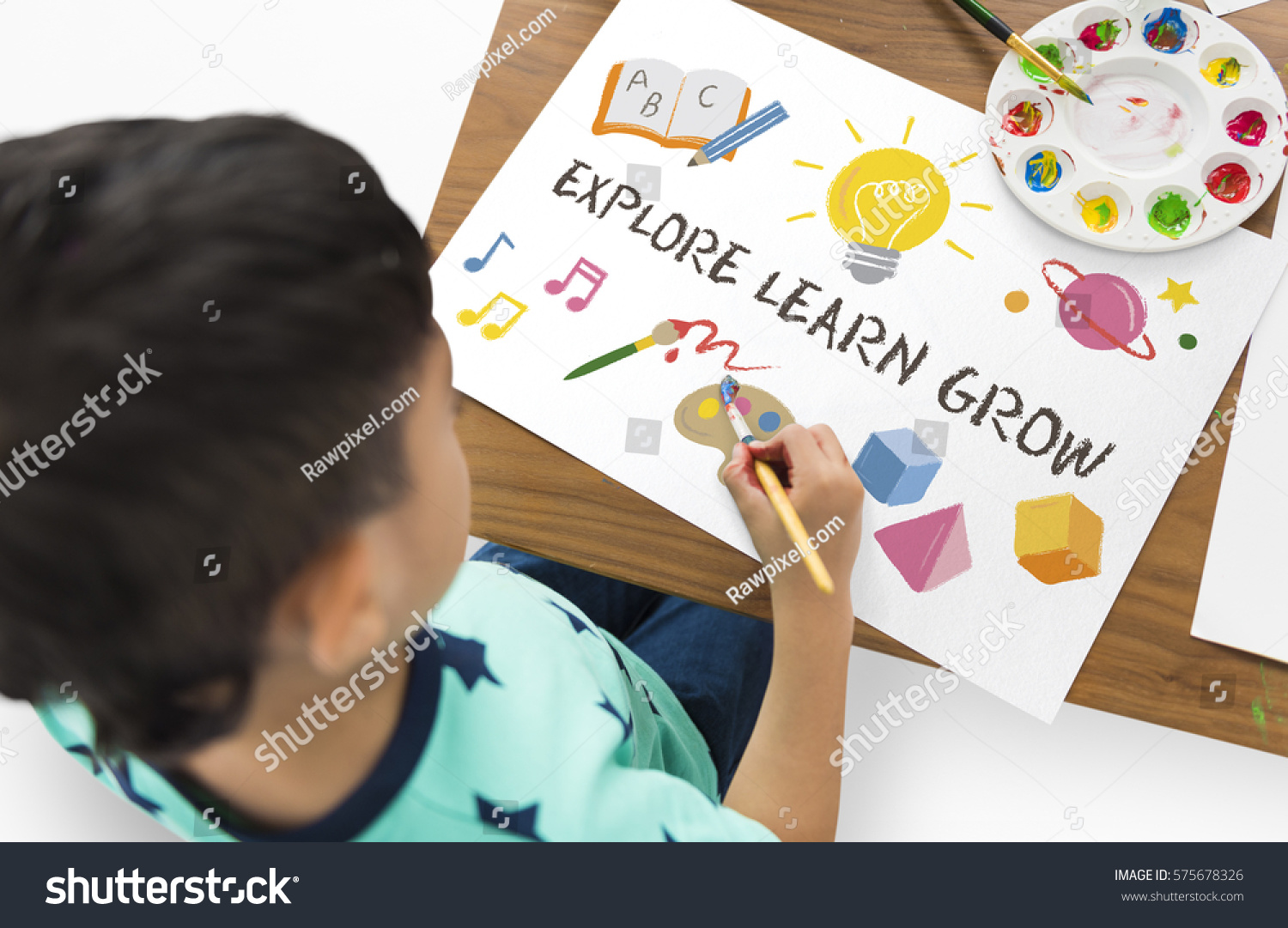 Education Knowledge Explore Learn Grow School Stock Photo 575678326 ... Education Knowledge Explore Learn Grow School Stock Photo 575678326 ...