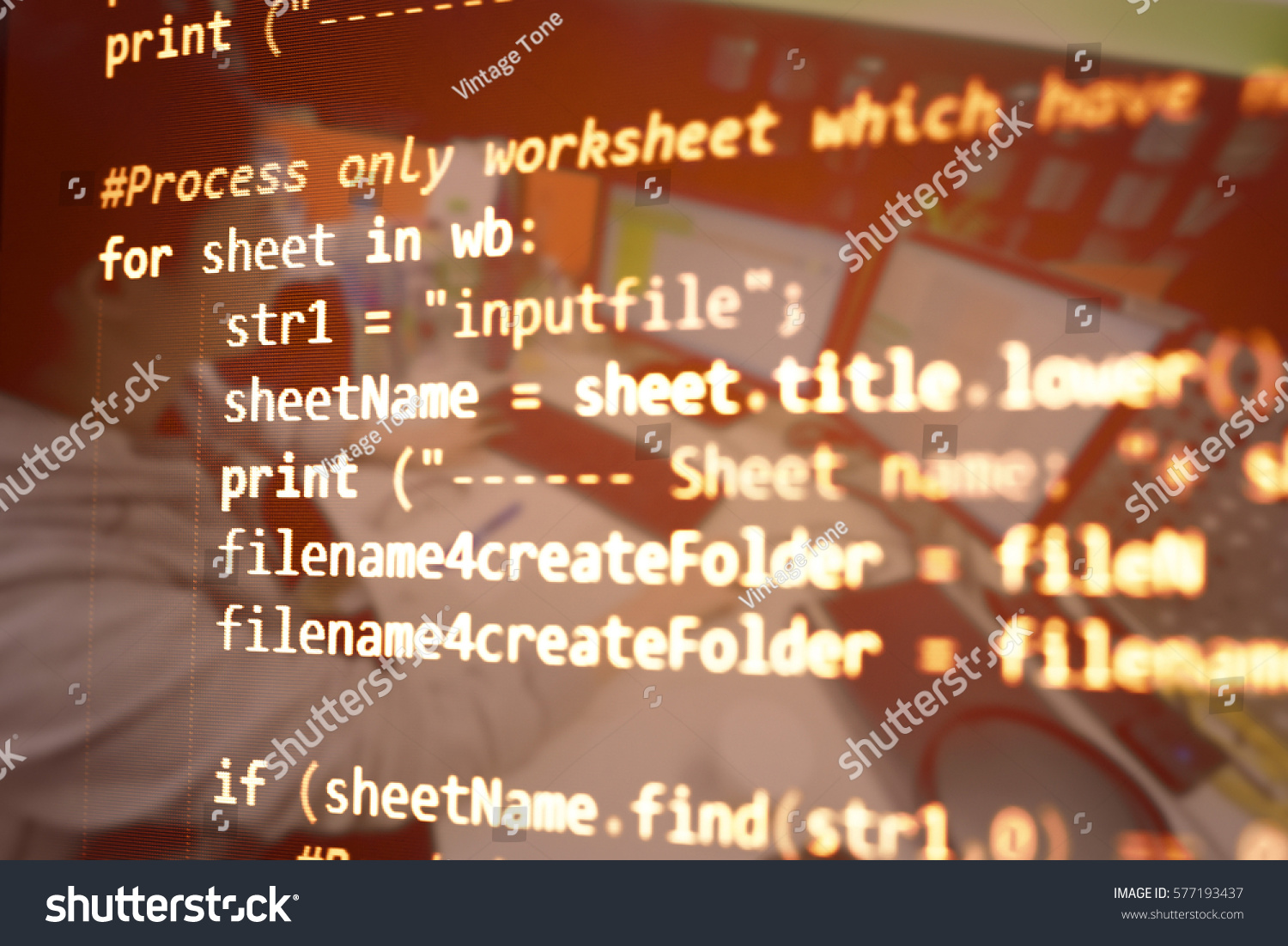Programming Code Abstract Software Technology Background Stock Photo ...
