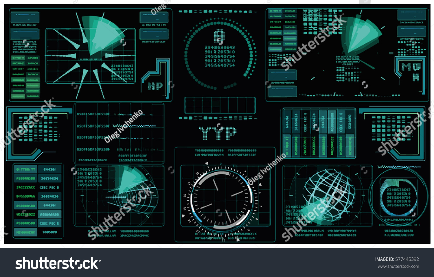 Interface Fx Fx Magic Interface Elements Stock Vector (Royalty Free ...