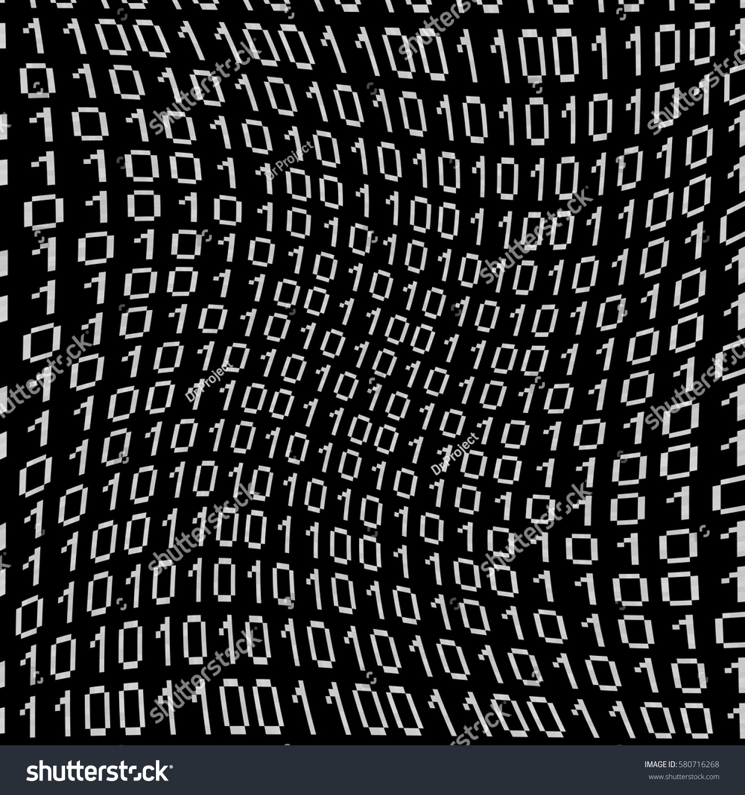 Computer Glitch Texture Binary Computer Code Stock Vector (Royalty Free ...