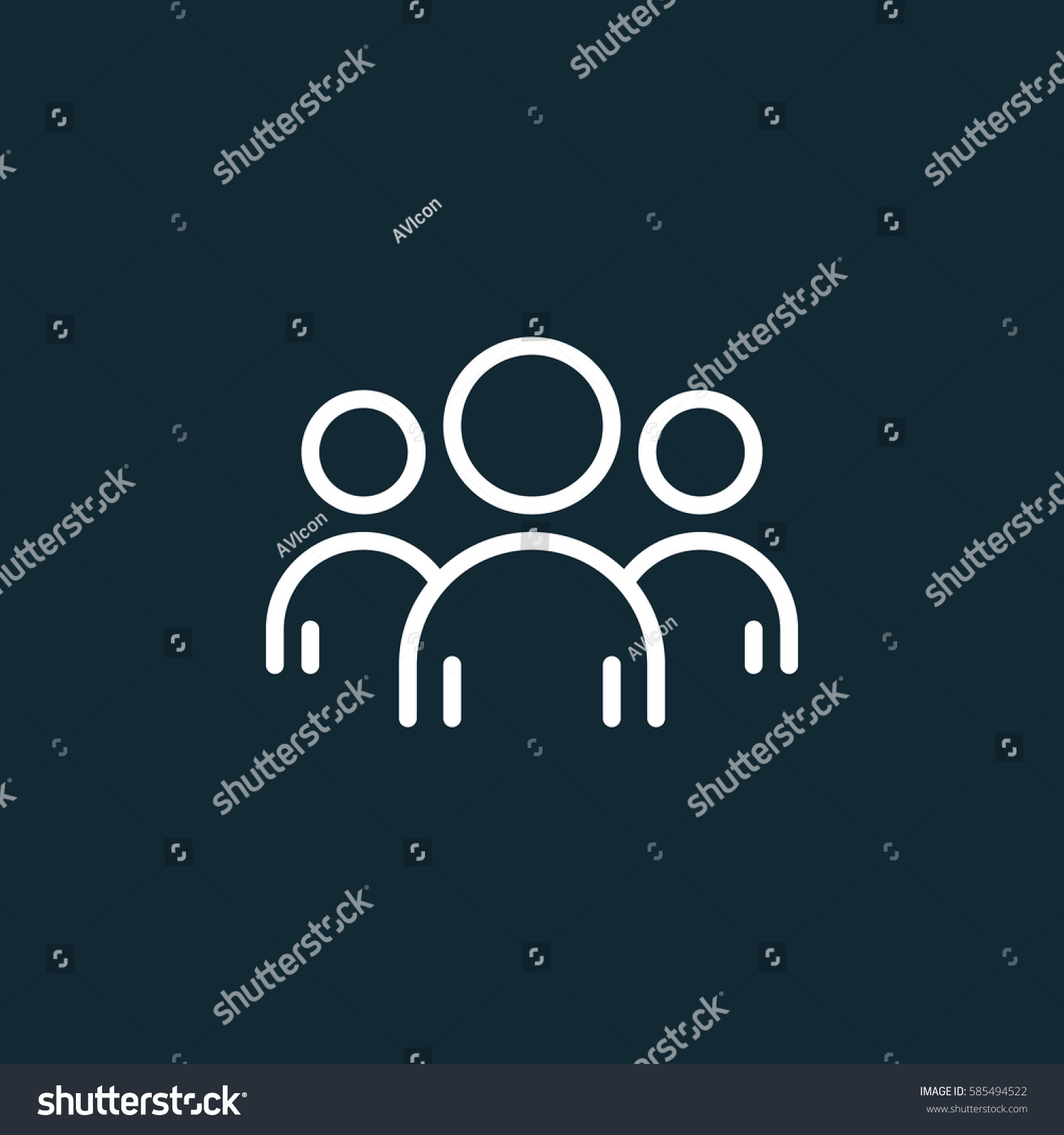 People Group Team Line Icon Outline Stock Vector (Royalty Free ... People Group Team Line Icon Outline Stock Vector (Royalty Free ...