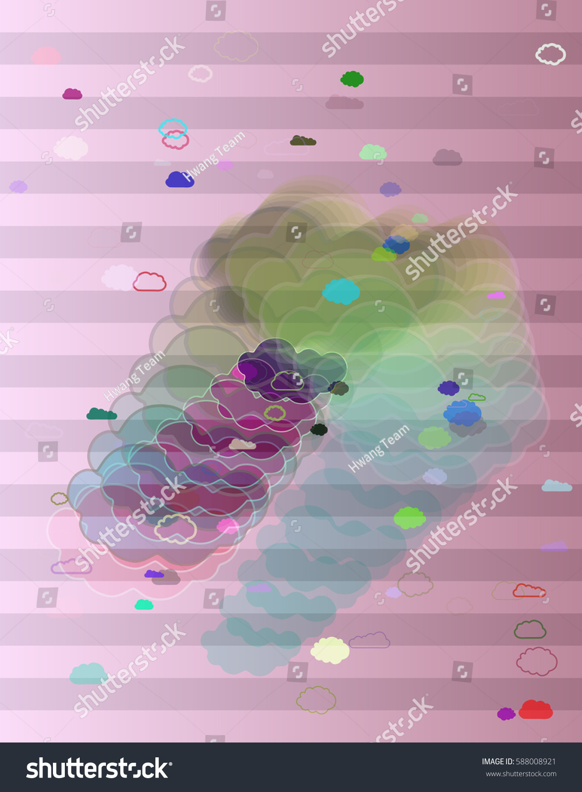 Mist Pattern Background Stock Vector (Royalty Free) 588008921 ...