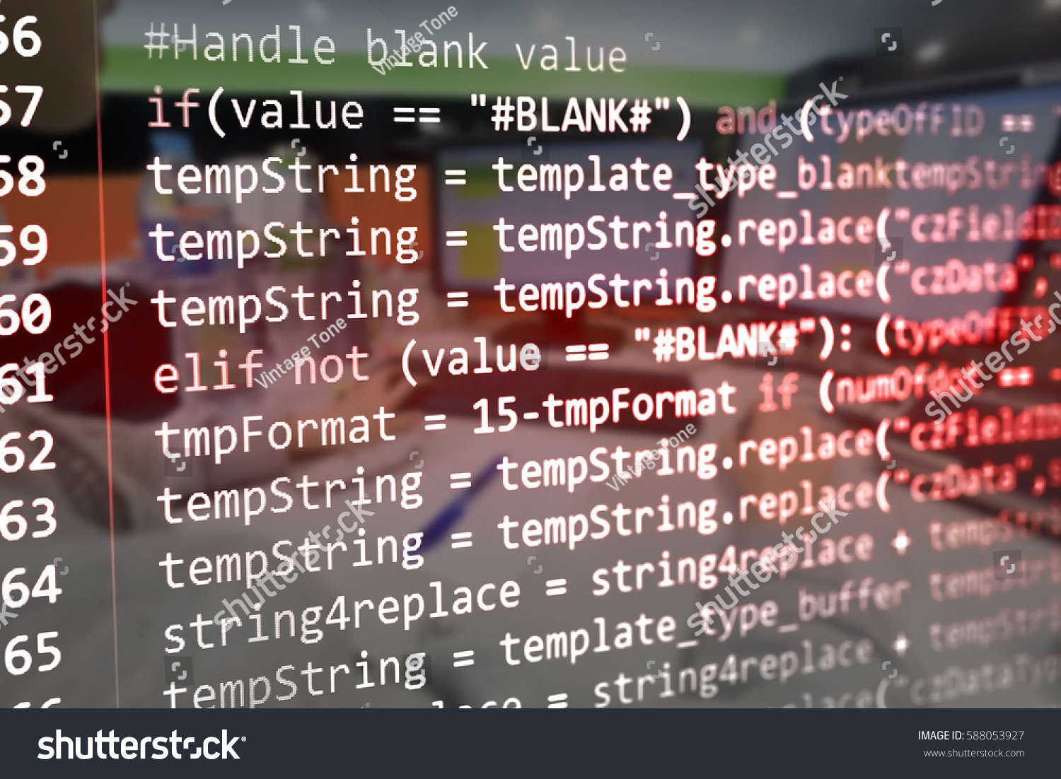 Programming Code Abstract Software Technology Background Stock Photo ...