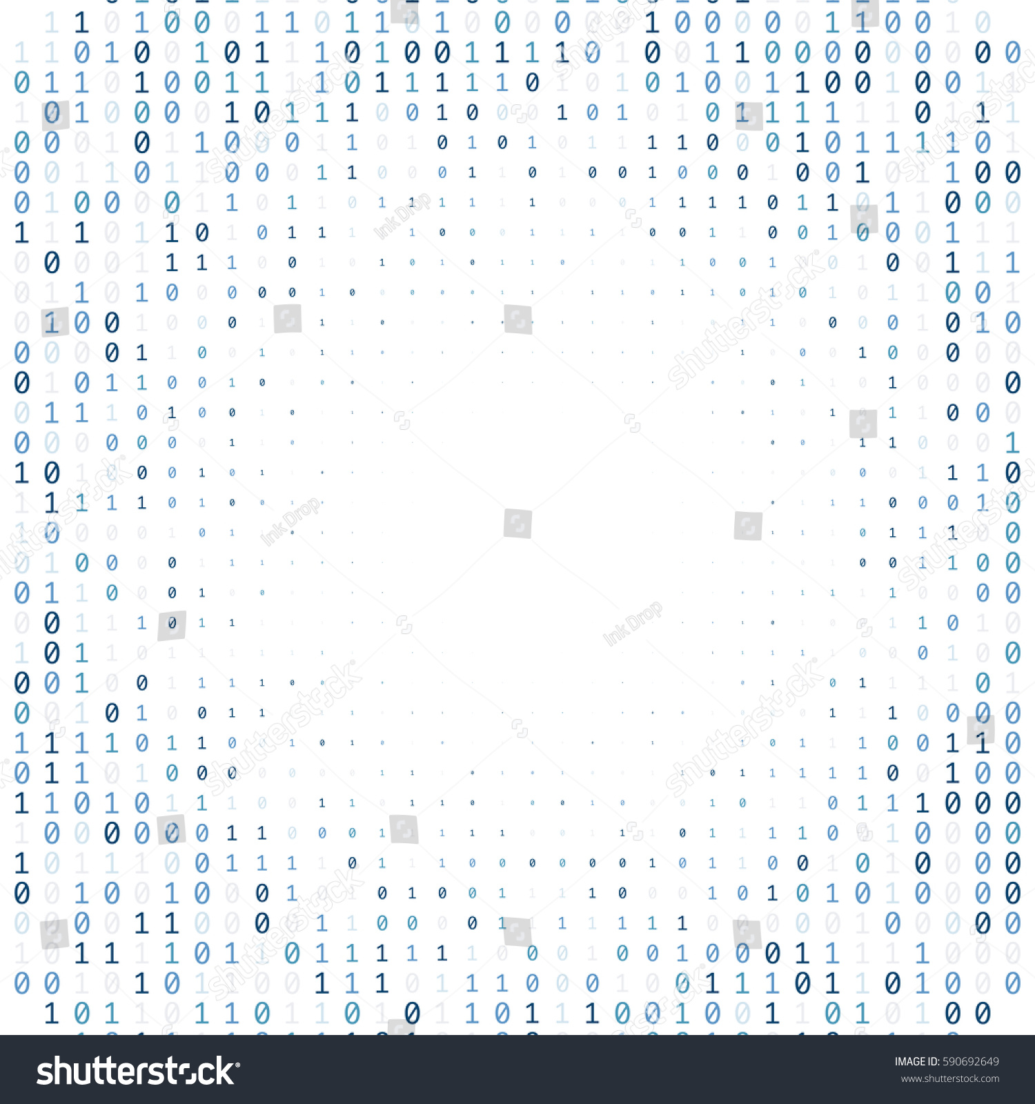 Binary Code Digital Technology Background Stock Vector (Royalty Free) 590692649 | Shutterstock
