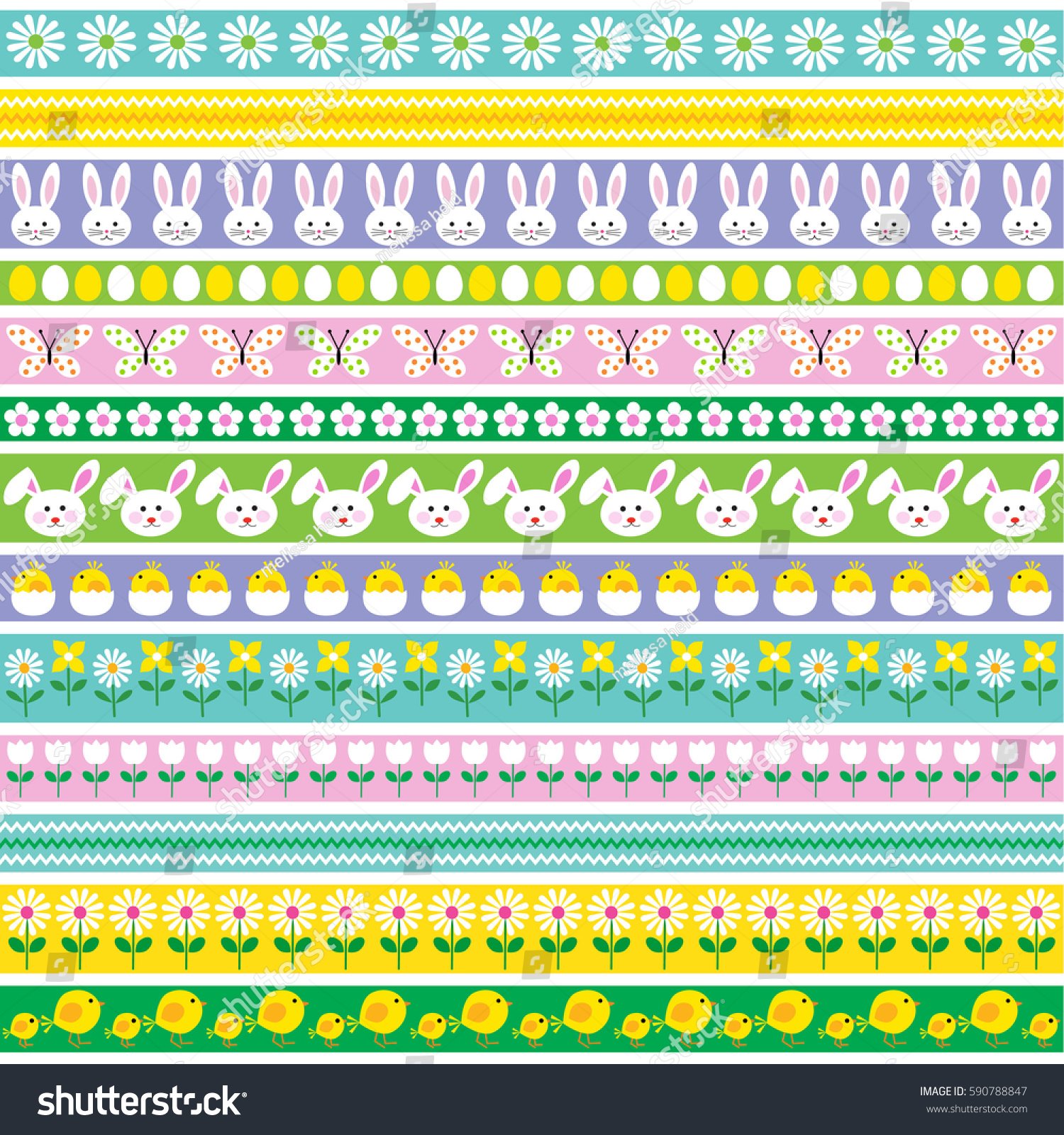 Easter Border Patterns Stock Vector (Royalty Free) 590788847 | Shutterstock