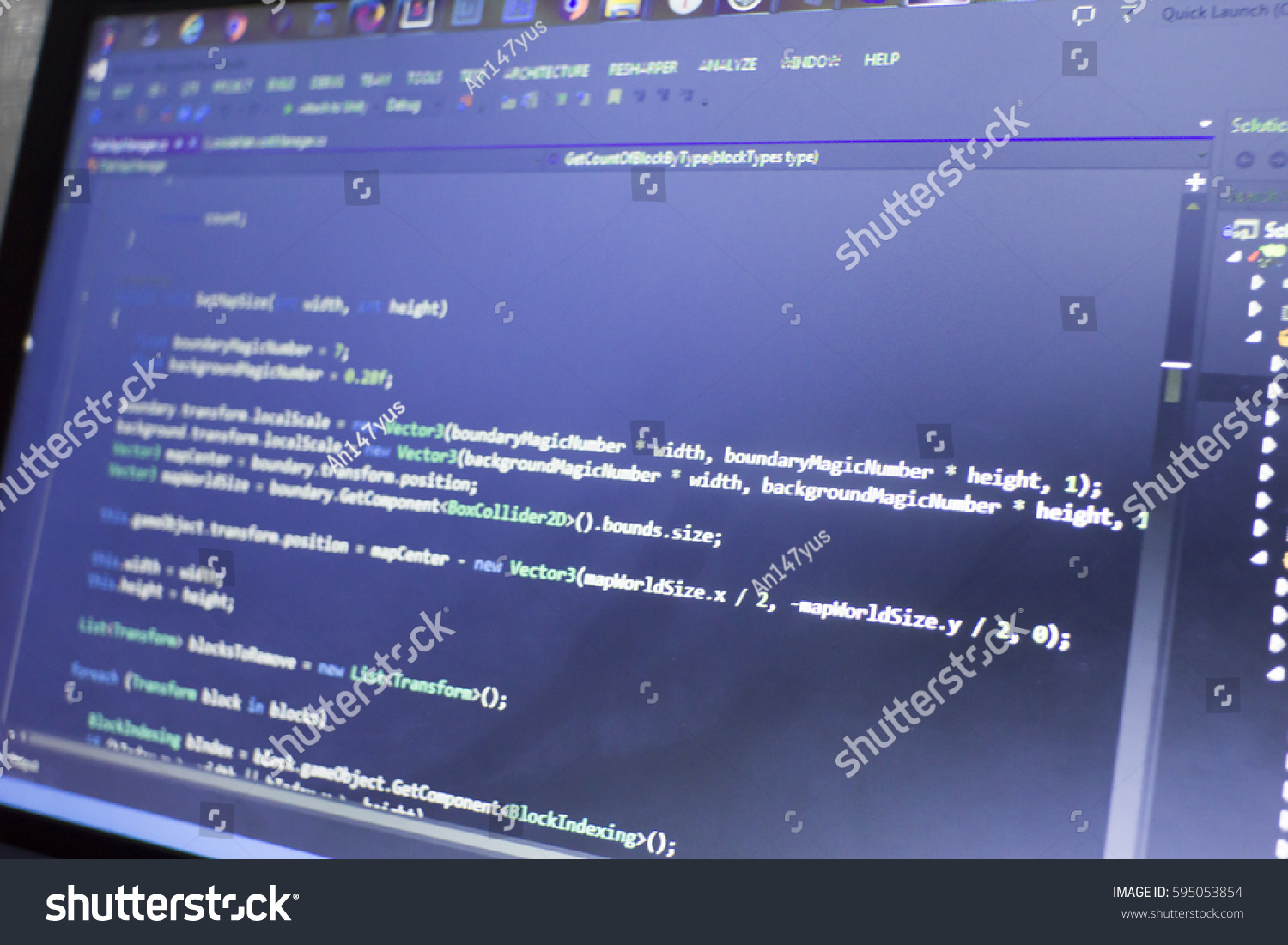 Software Development Csharp C Net Code Stock Photo 595053854 | Shutterstock