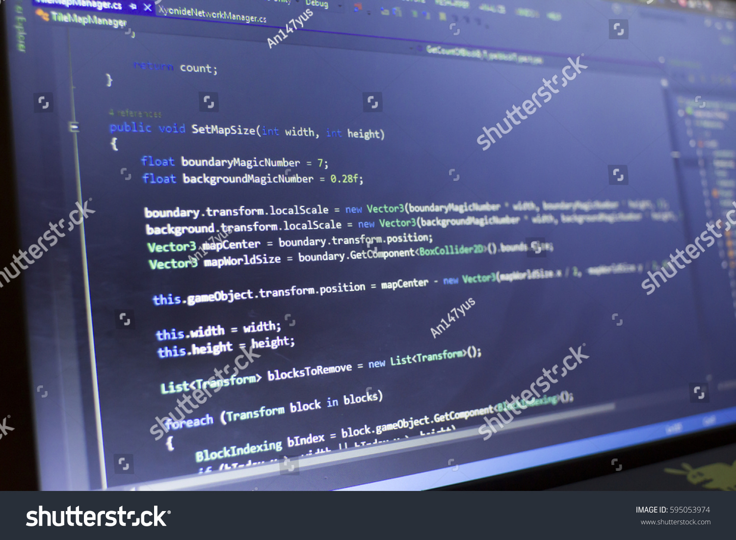 Software Development Csharp C Net Code Stock Photo 595053974 | Shutterstock