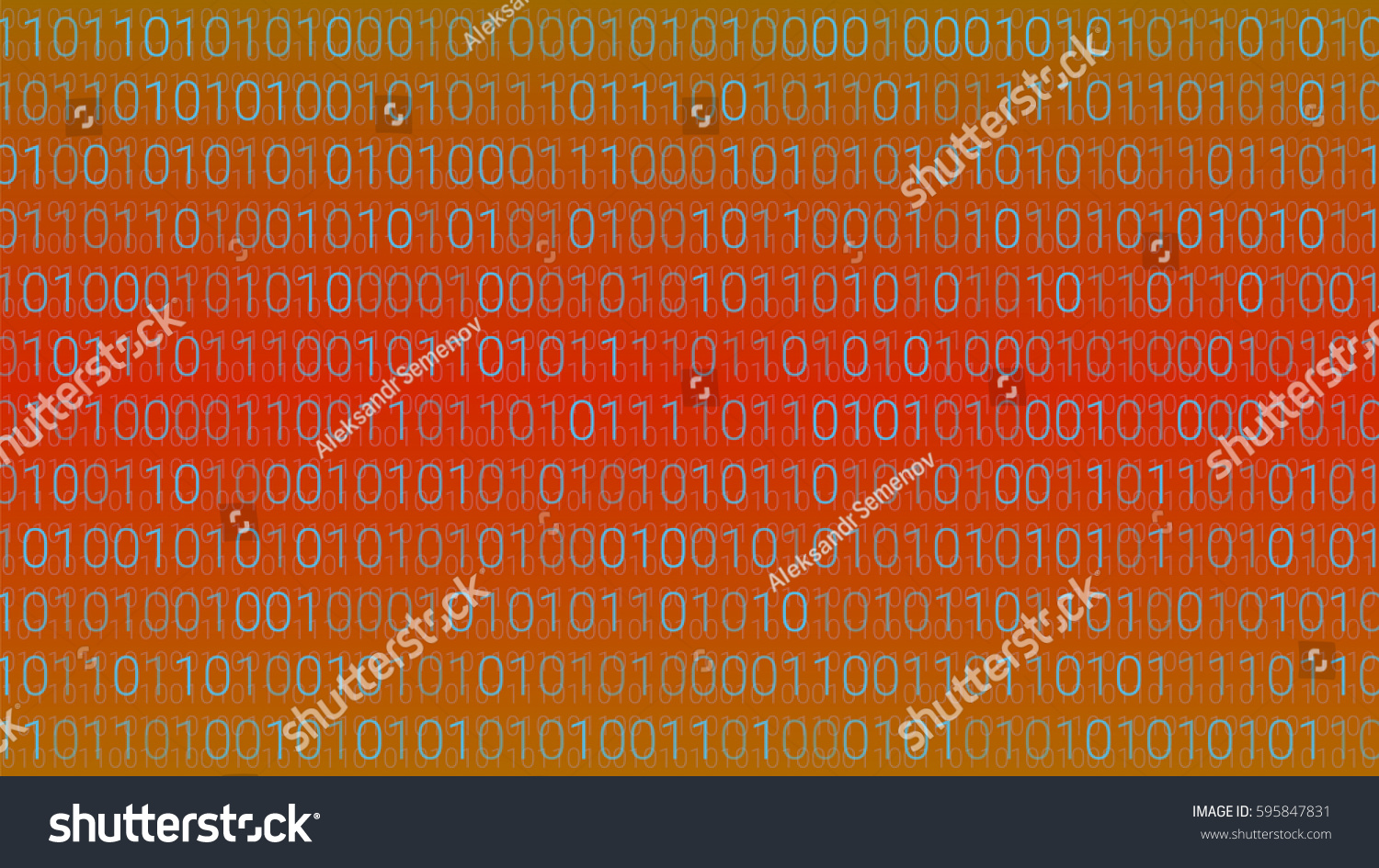 Abstract Technology Background Binary Computer Code Stock Vector ...
