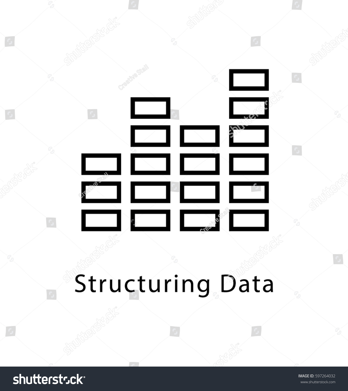Structuring Data Vector Line Icon Stock Vector (Royalty Free) 597264032 ... Structuring Data Vector Line Icon Stock Vector (Royalty Free) 597264032 ...