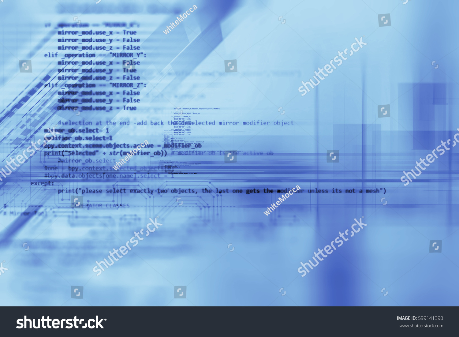 Programming Code Abstract Technology Background Software Stock ...