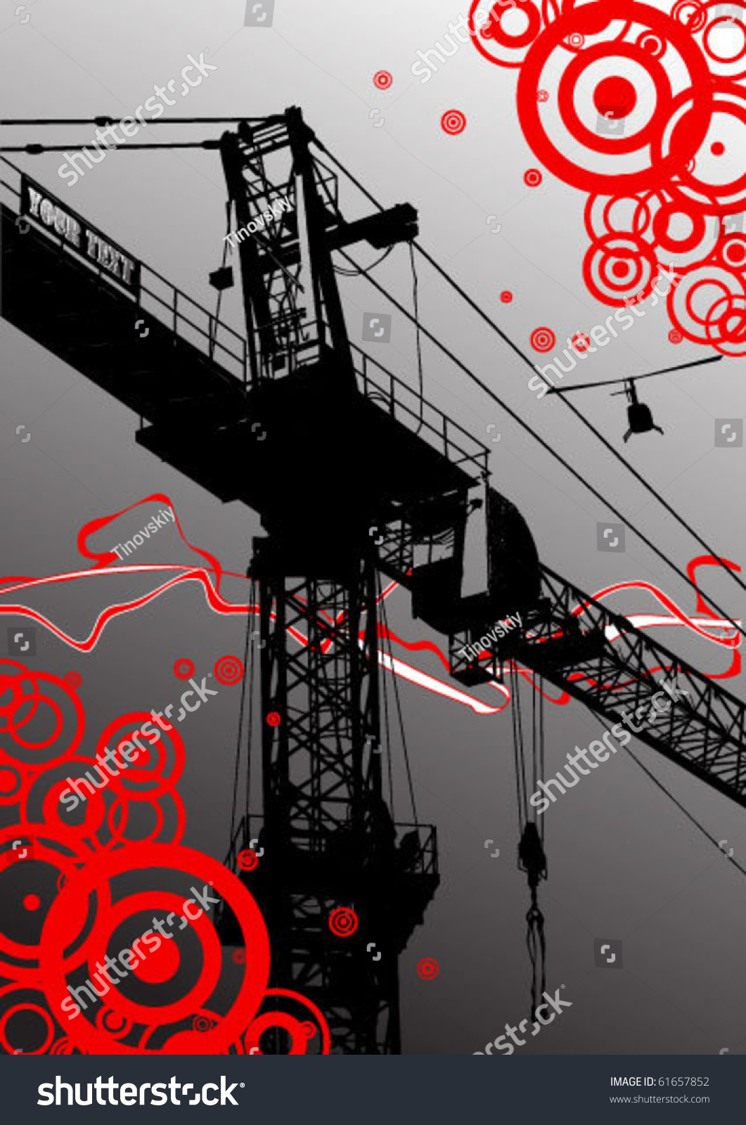 Image Silhouette Elevating Crane Vector Illustration Stock Vector ... Image Silhouette Elevating Crane Vector Illustration Stock Vector ...