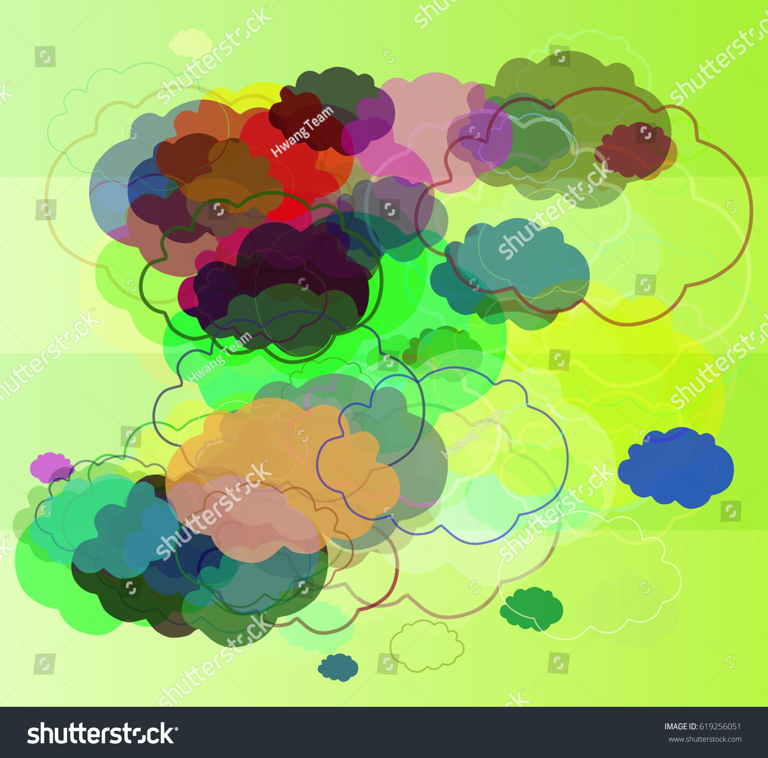 Wind Pattern Background Stock Vector (Royalty Free) 619256051 ...