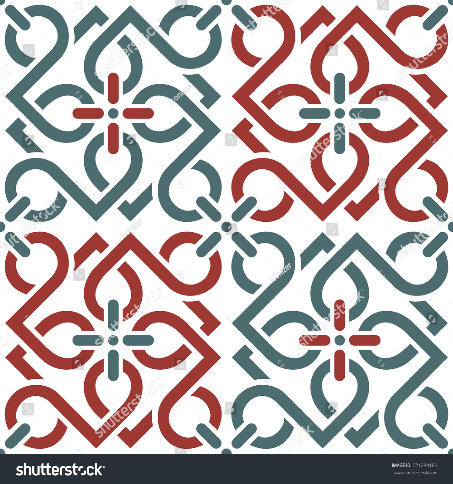 Vector Seamless Pattern Repeating Pattern Tile Stock Vector (Royalty ...