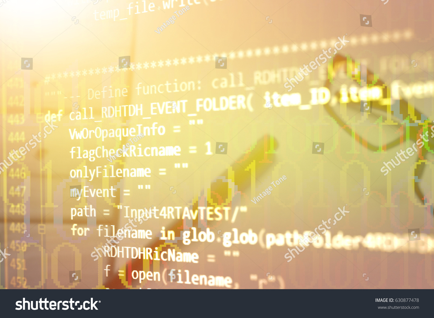 Programming Code Abstract Software Technology Background Stock Photo ...