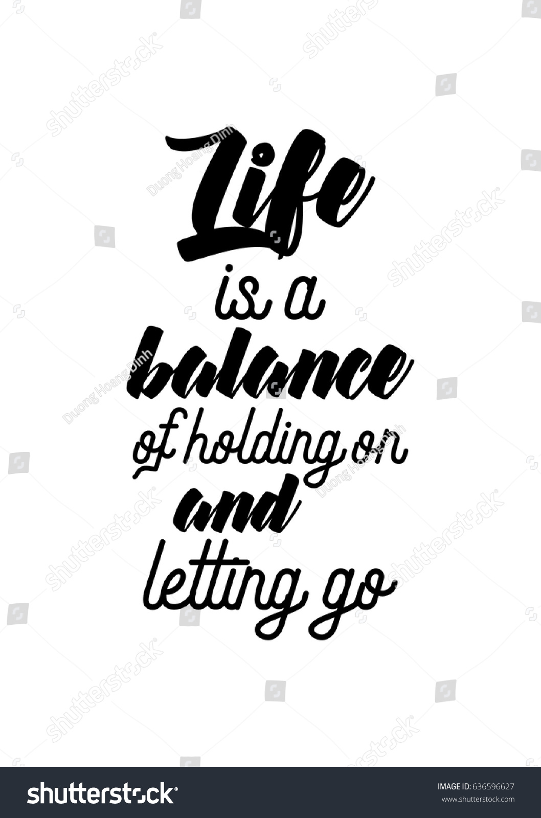 Handwritten Lettering Positive Quote About Love Stock Vector Royalty