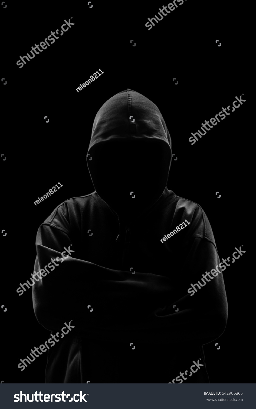 Silhouette Hacker Isloated On Black Background Stock Photo 642966865 ... Silhouette Hacker Isloated On Black Background Stock Photo 642966865 ...