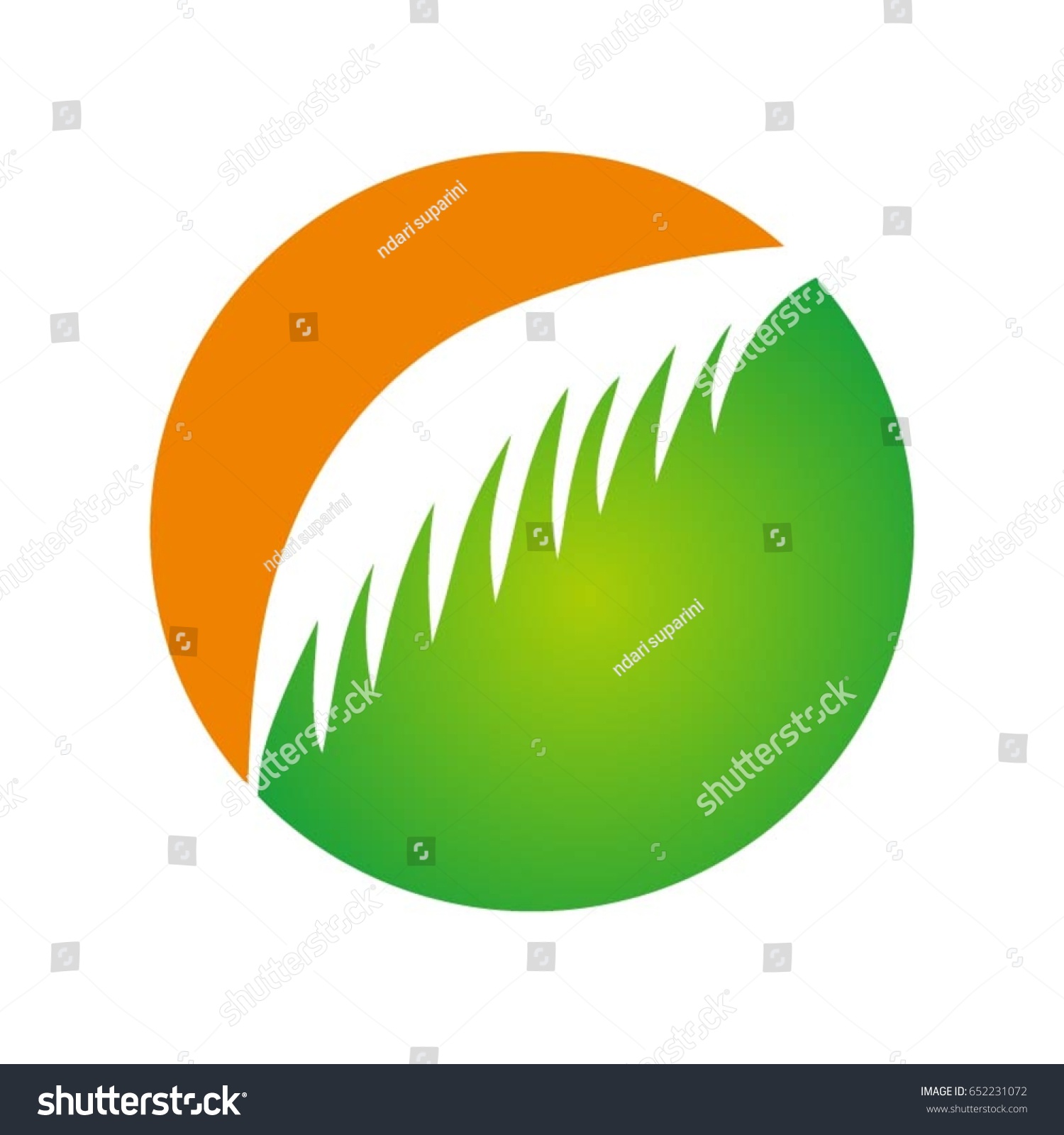 Grass World Logo Vector Eps10 Stock Vector Royalty Free 652231072 Shutterstock