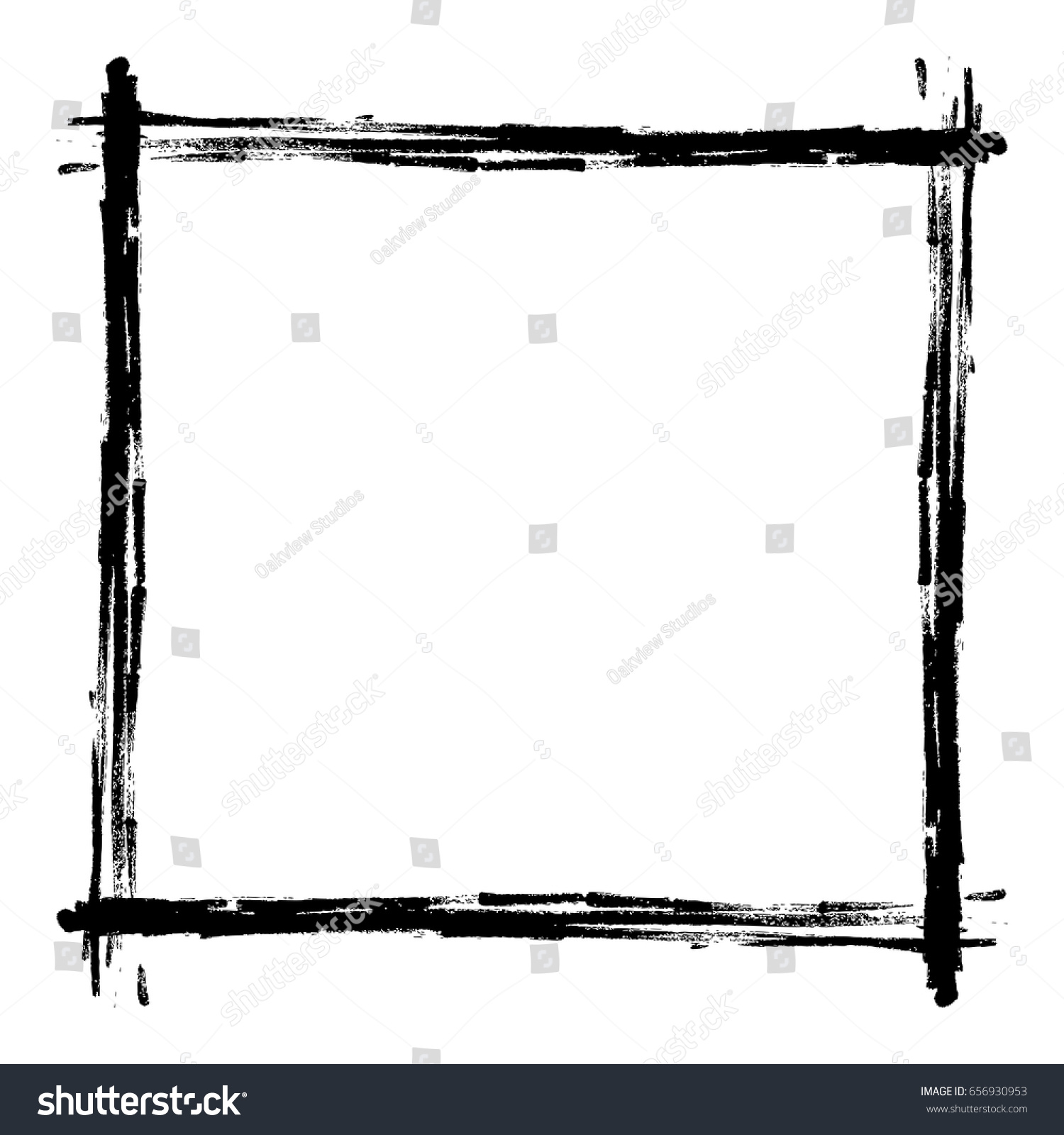 「Scribble Border Frame Vector」のベクター画像素材（ロイヤリティフリー） 656930953 | Shutterstock