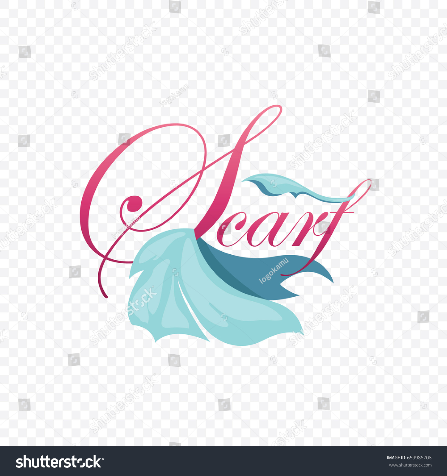 Scarf Logo Vector Stock Vector (Royalty Free) 659986708 | Shutterstock