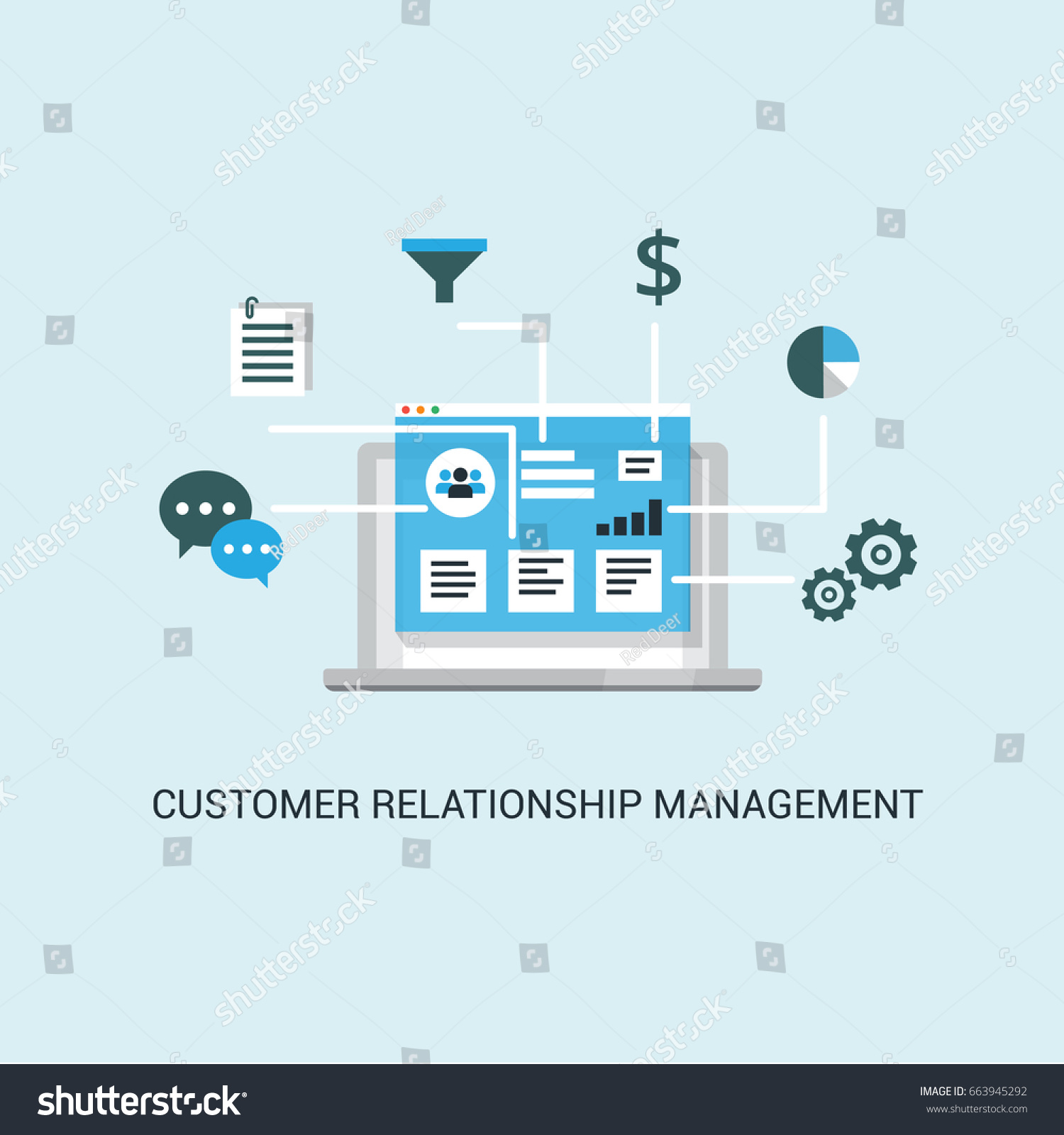 Crm Concept Design Vector Elements Flat Stock Vector (Royalty Free ... Crm Concept Design Vector Elements Flat Stock Vector (Royalty Free ...