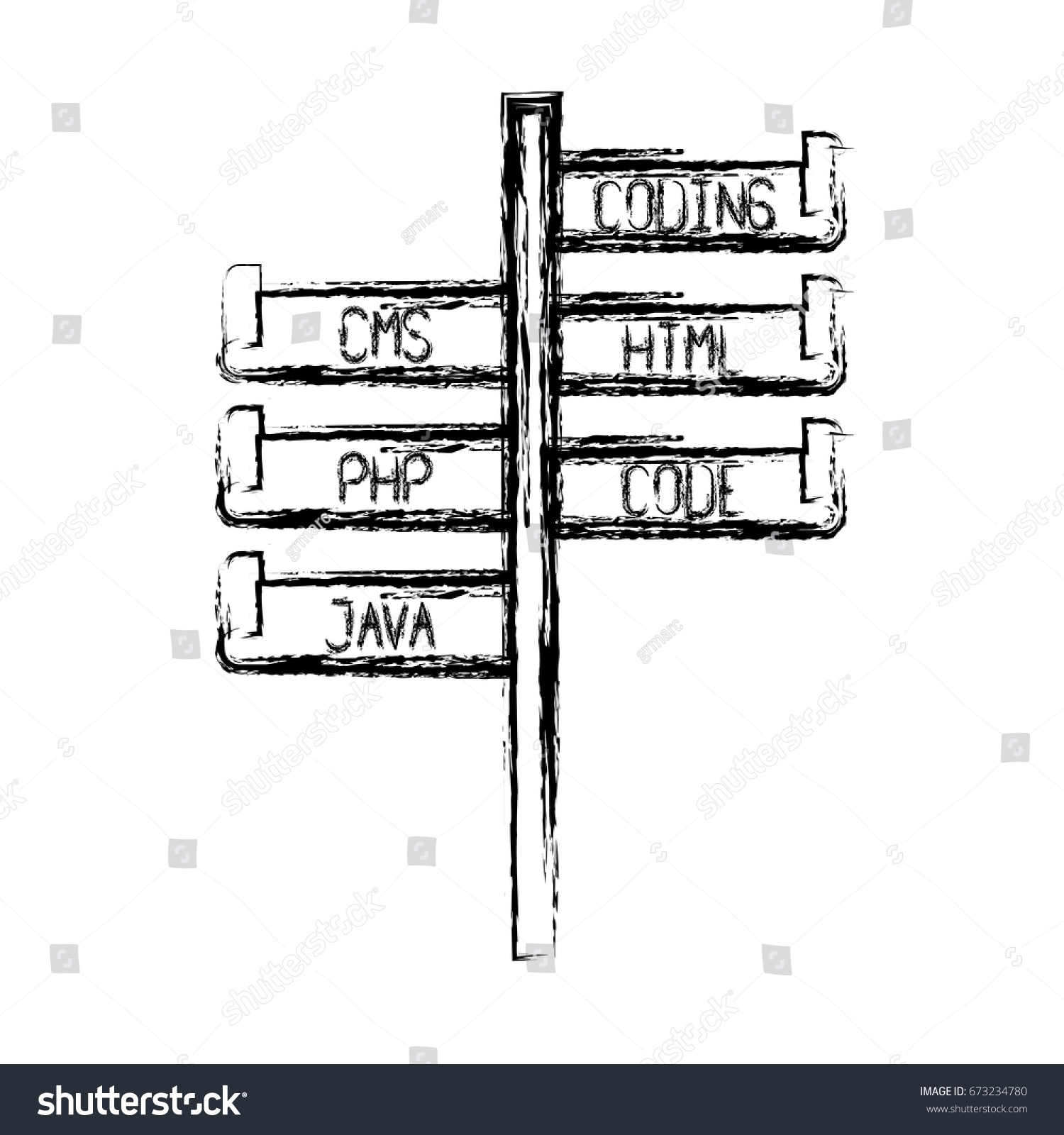 Monochrome Blurred Silhouette Bar Programming Languages Stock Vector ... Monochrome Blurred Silhouette Bar Programming Languages Stock Vector ...