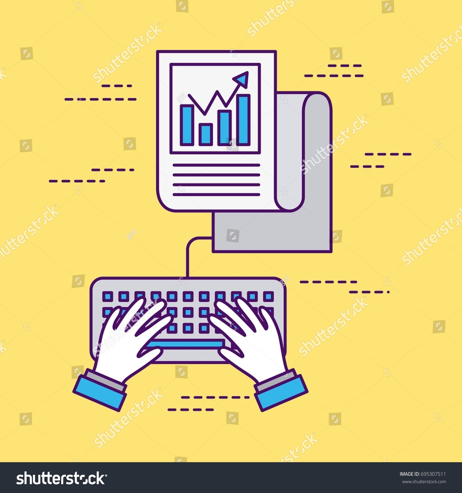 Develop Computer Codes Stock Vector (Royalty Free) 695307511 | Shutterstock