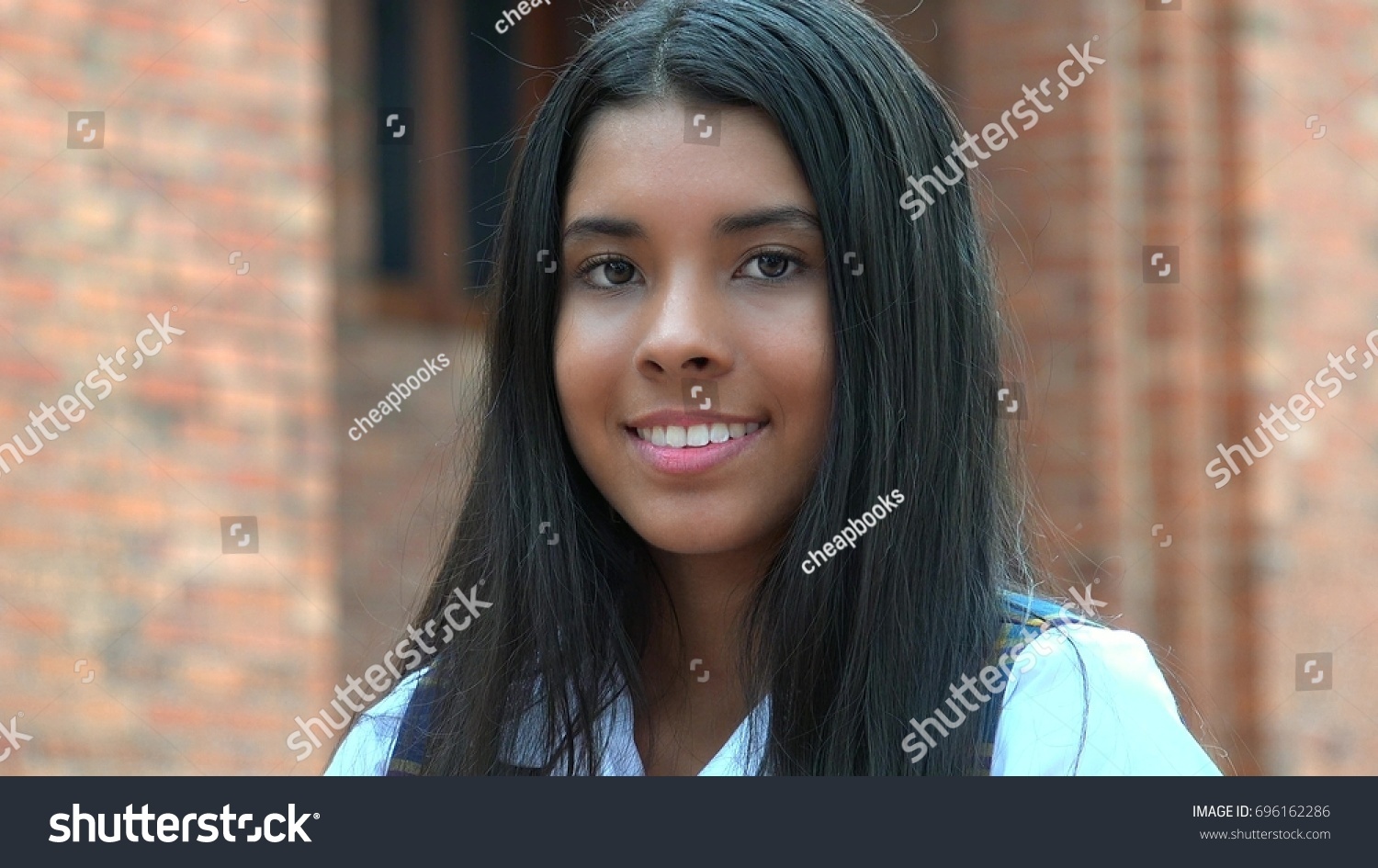 Smiling Pretty Teen Girl Stock Photo 696162286 | Shutterstock Smiling Pretty Teen Girl Stock Photo 696162286 | Shutterstock