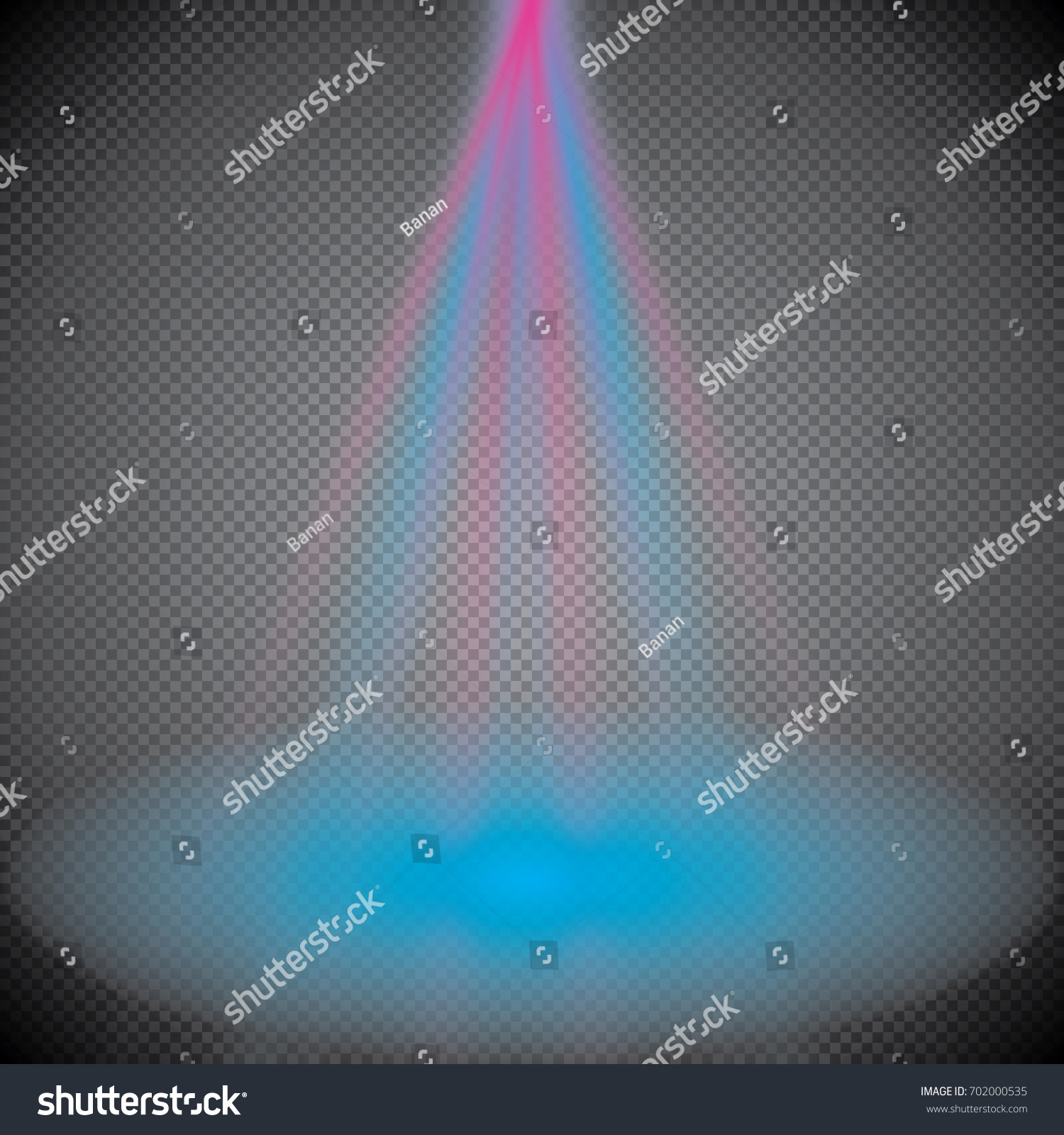 Vector Spotlight Light Effect Stock Vector (Royalty Free) 702000535 ...