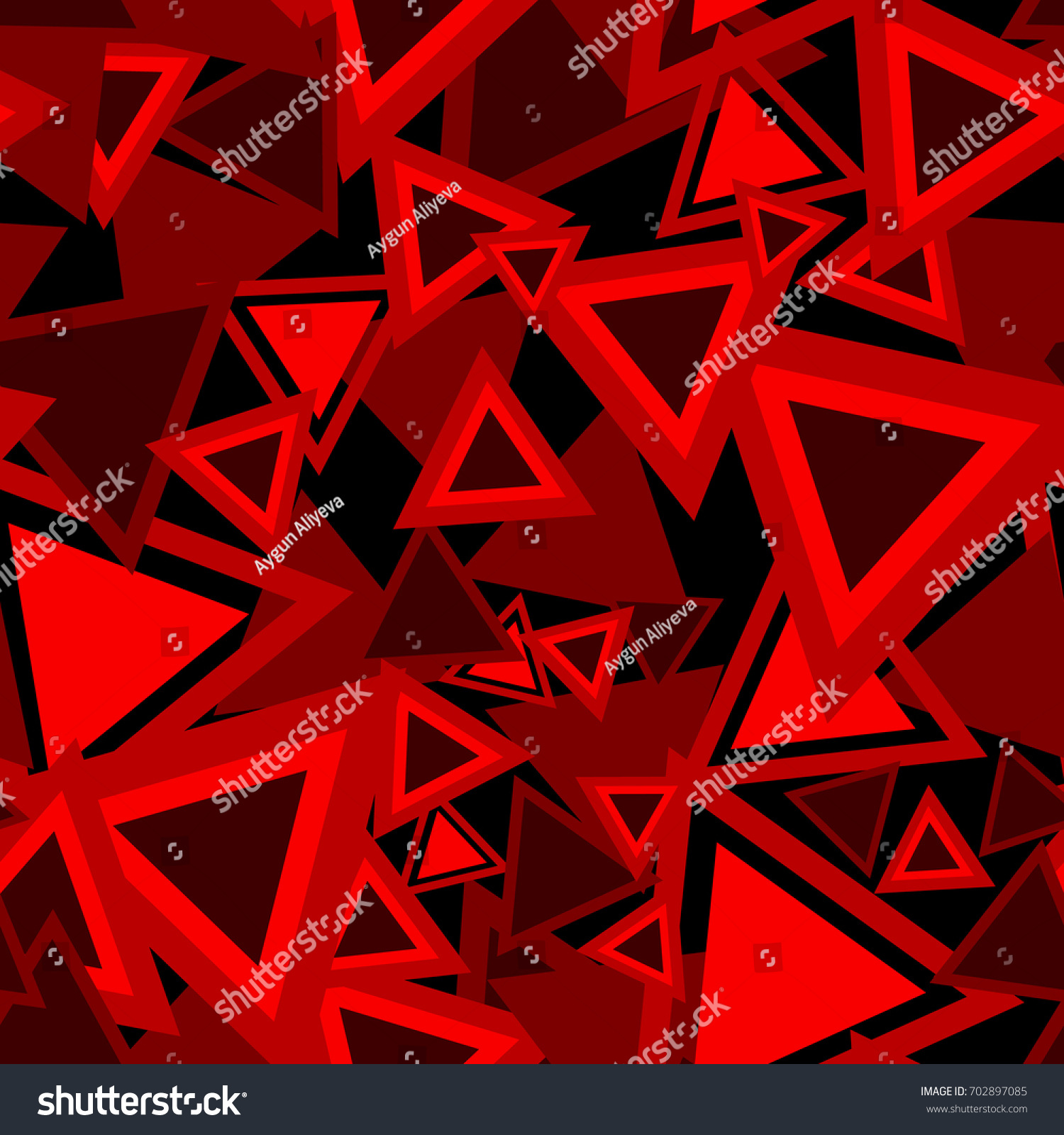 Triangle Background Pattern Repeating Triangle Vector Stock Vector ...