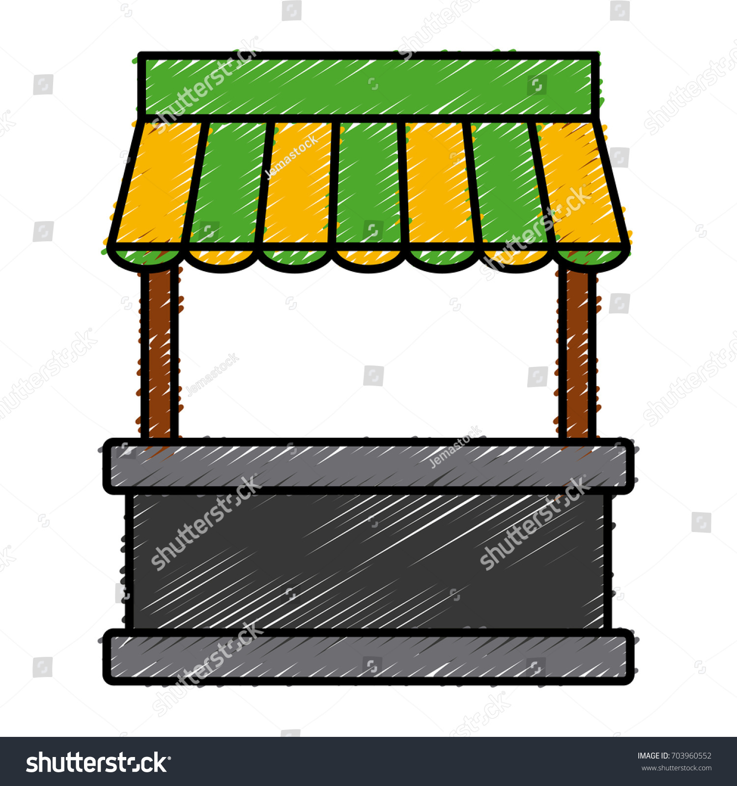 Empty Stand Stall Template Store Marketing Stock Vector (Royalty Free ... Empty Stand Stall Template Store Marketing Stock Vector (Royalty Free ...