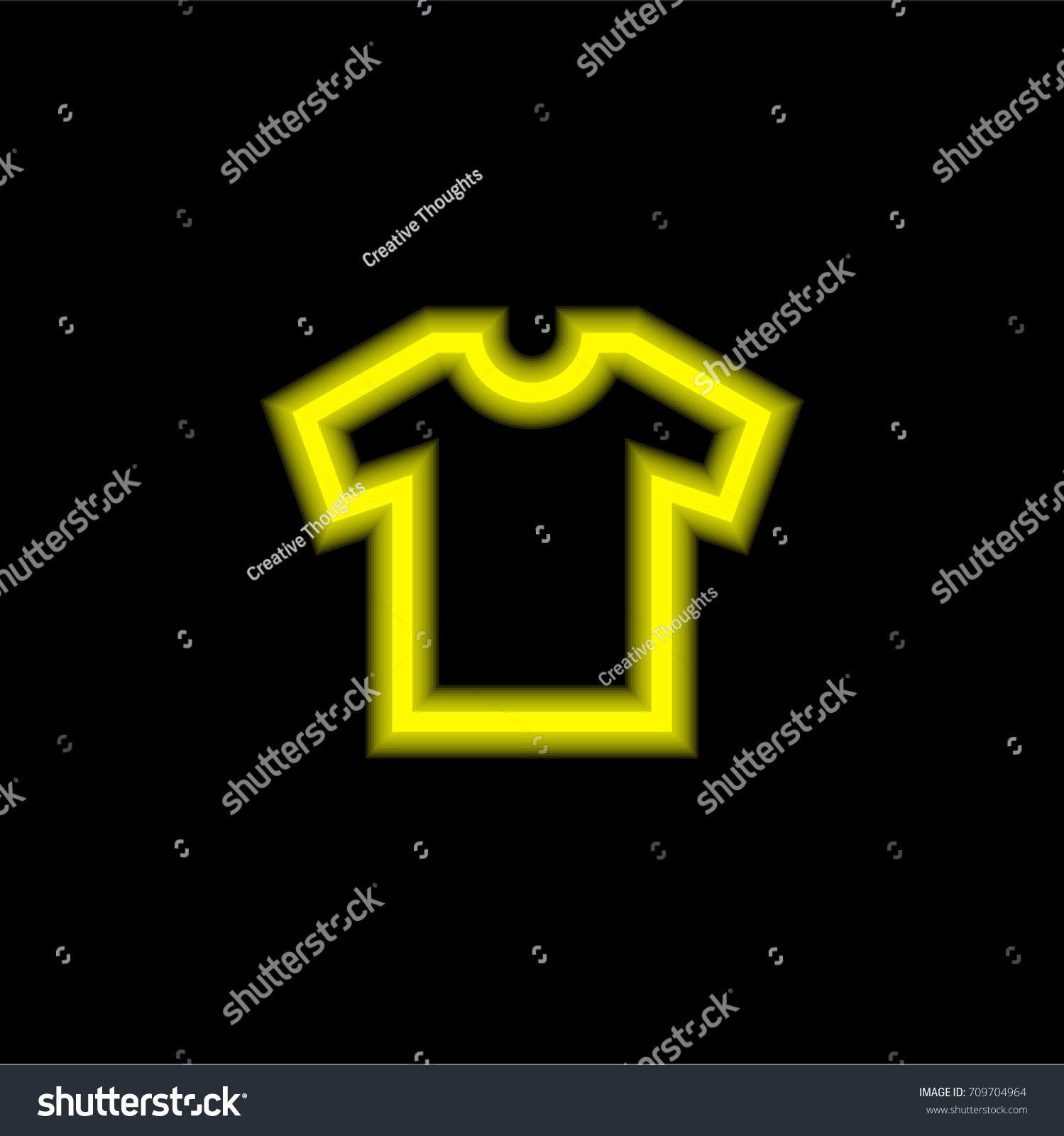 Shirt Yellow Glowing Neon Ui Ux Stock Vector (Royalty Free) 709704964 ... Shirt Yellow Glowing Neon Ui Ux Stock Vector (Royalty Free) 709704964 ...