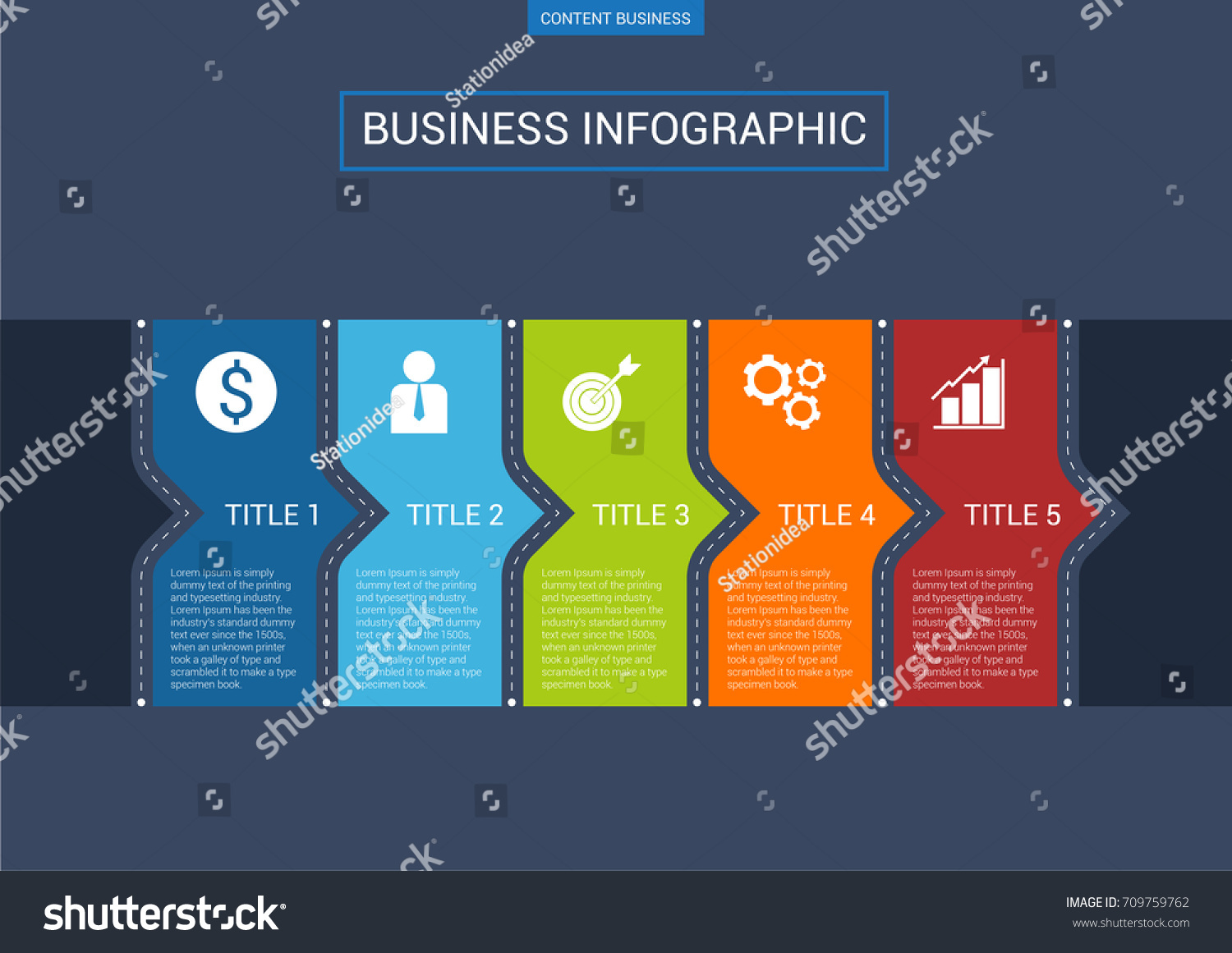Infograhpic Business Presentation Slide Template Arrow Stock Vector ... Infograhpic Business Presentation Slide Template Arrow Stock Vector ...