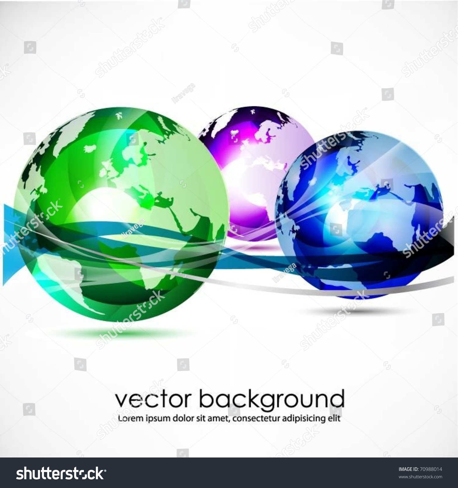 Vector Globe Background Stock Vector (Royalty Free) 70988014 | Shutterstock