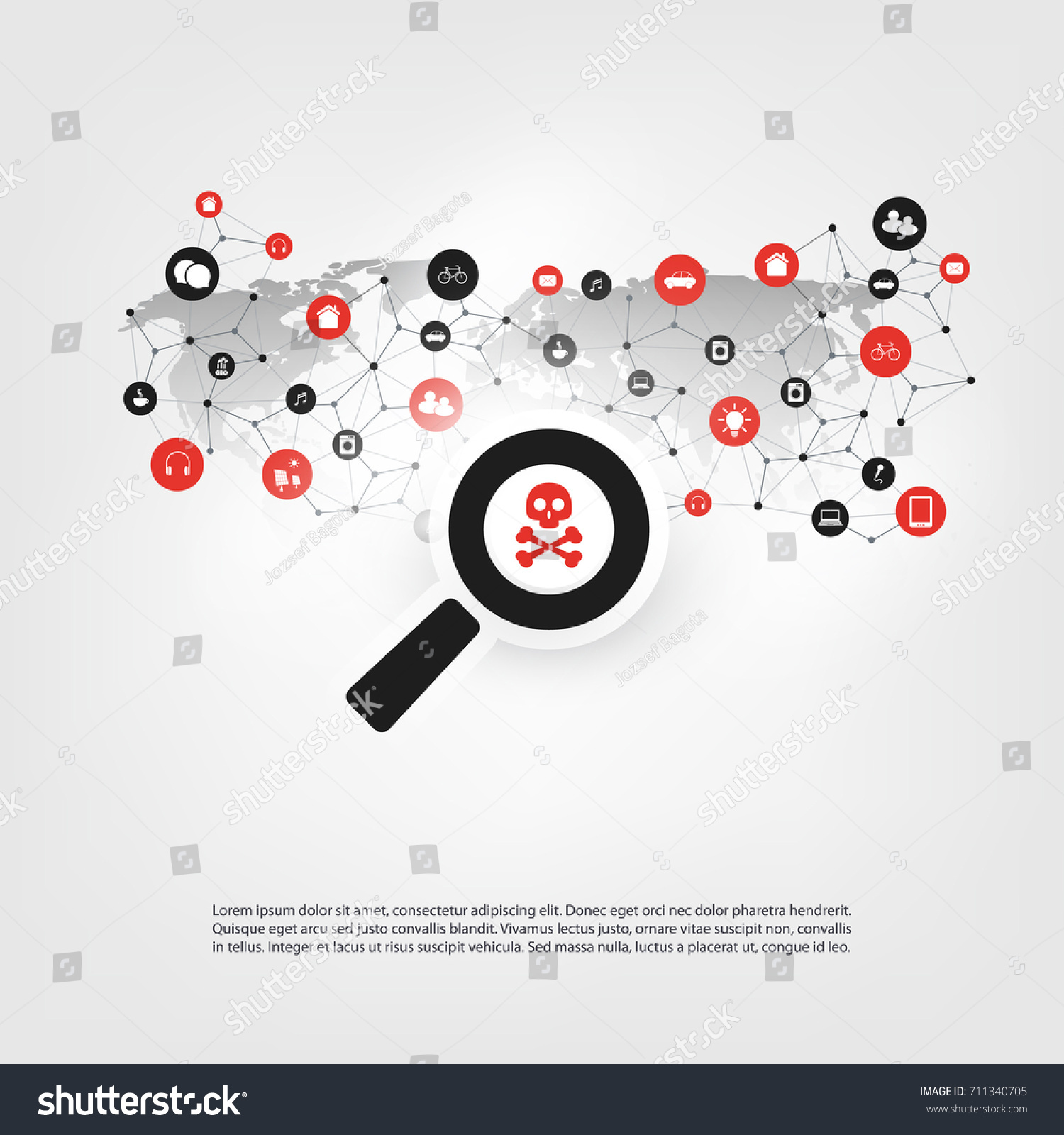 Security Audit Virus Scanning Cleaning Eliminating Stock Vector ... Security Audit Virus Scanning Cleaning Eliminating Stock Vector ...