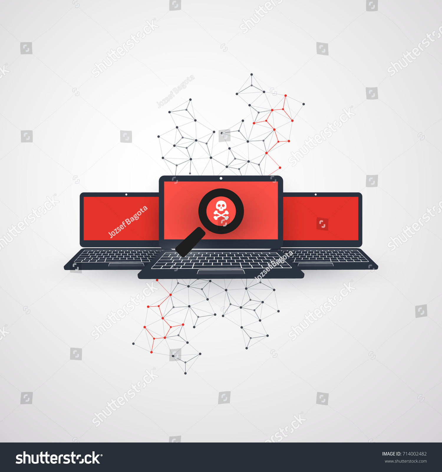 Security Audit Virus Scanning Cleaning Eliminating Stock Vector ... Security Audit Virus Scanning Cleaning Eliminating Stock Vector ...