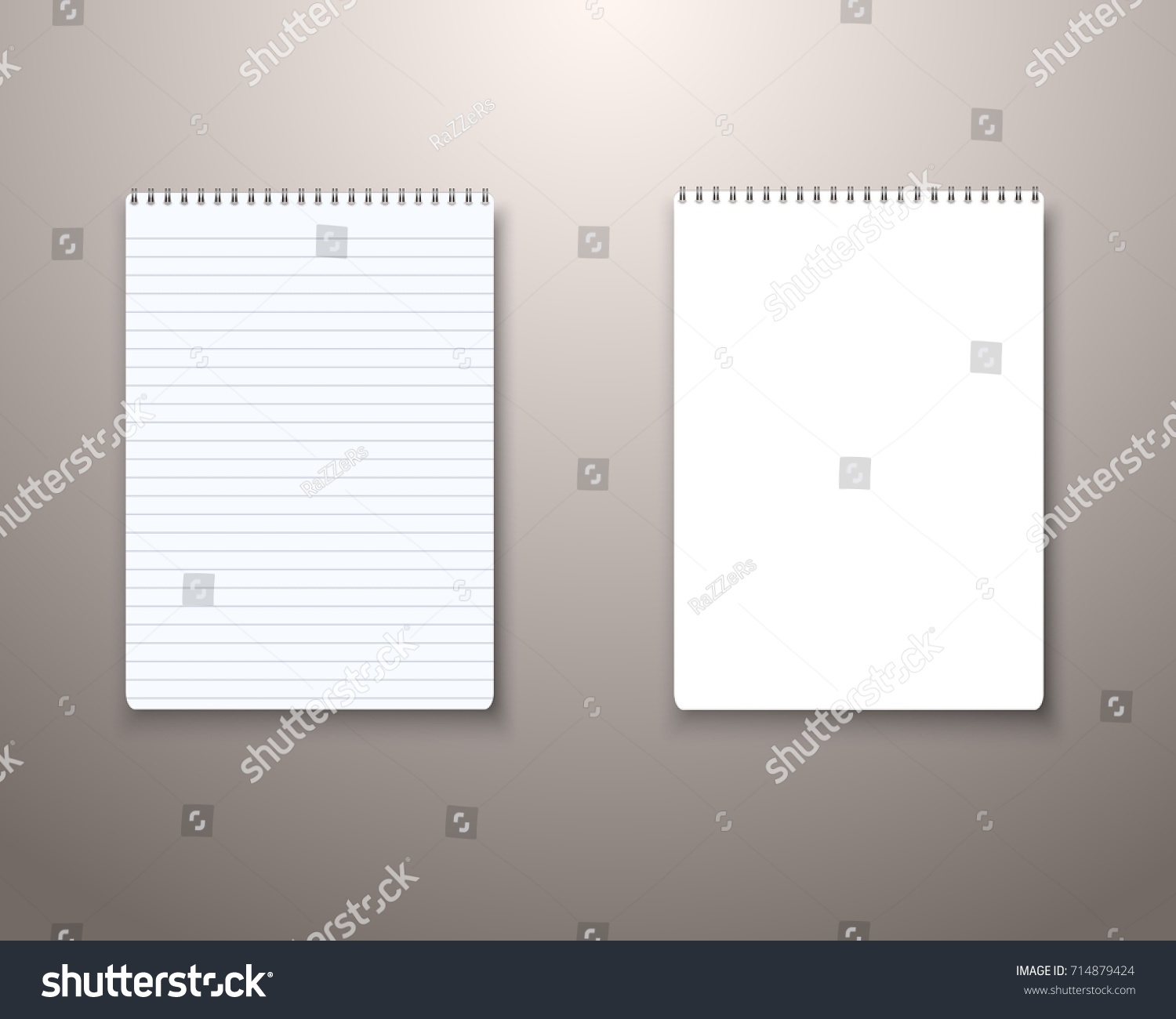 Illustration Vector Notepad Template Realistic Vector Stock Vector ... Illustration Vector Notepad Template Realistic Vector Stock Vector ...