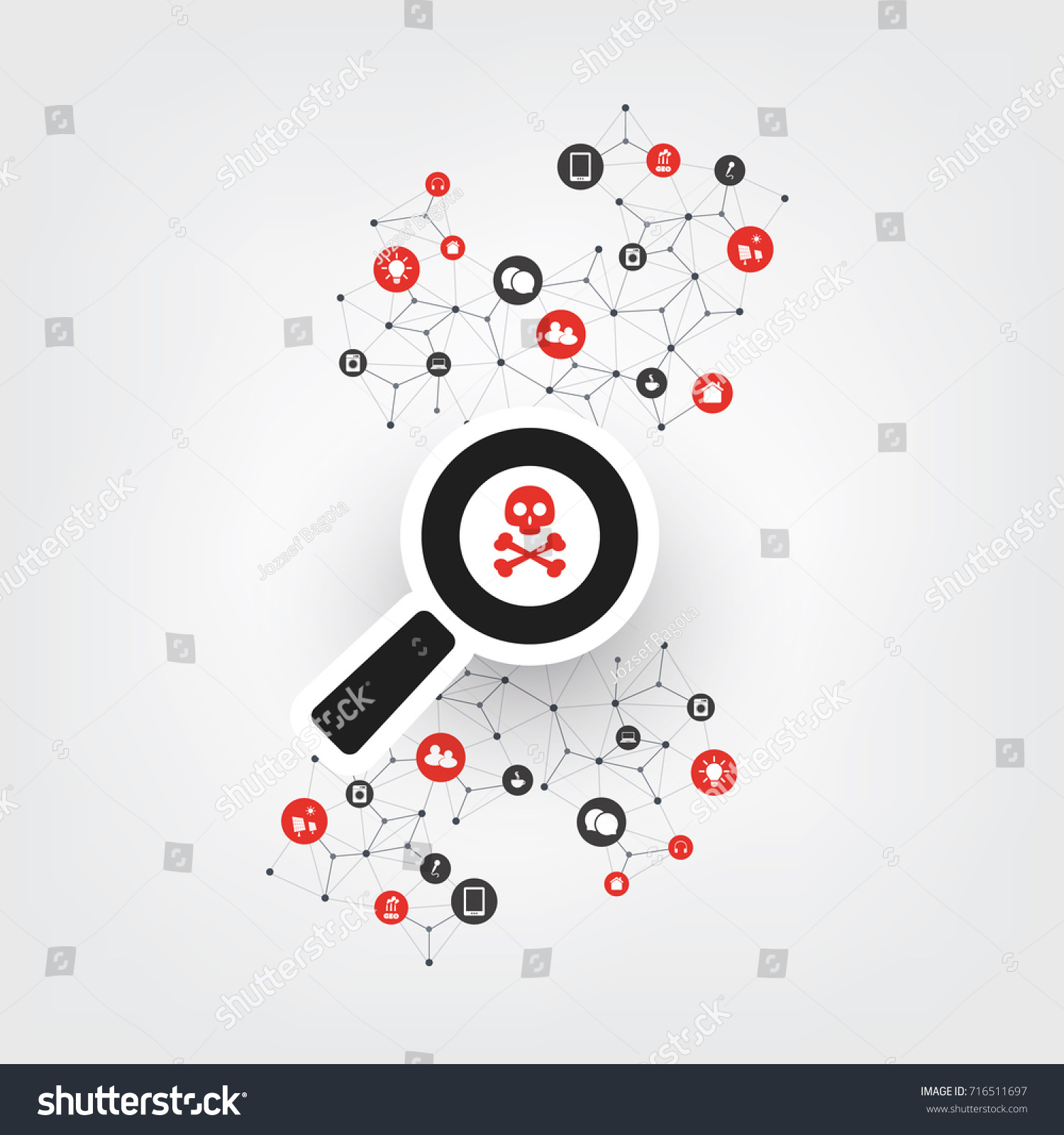 Security Audit Virus Scanning Cleaning Eliminating Stock Vector ... Security Audit Virus Scanning Cleaning Eliminating Stock Vector ...