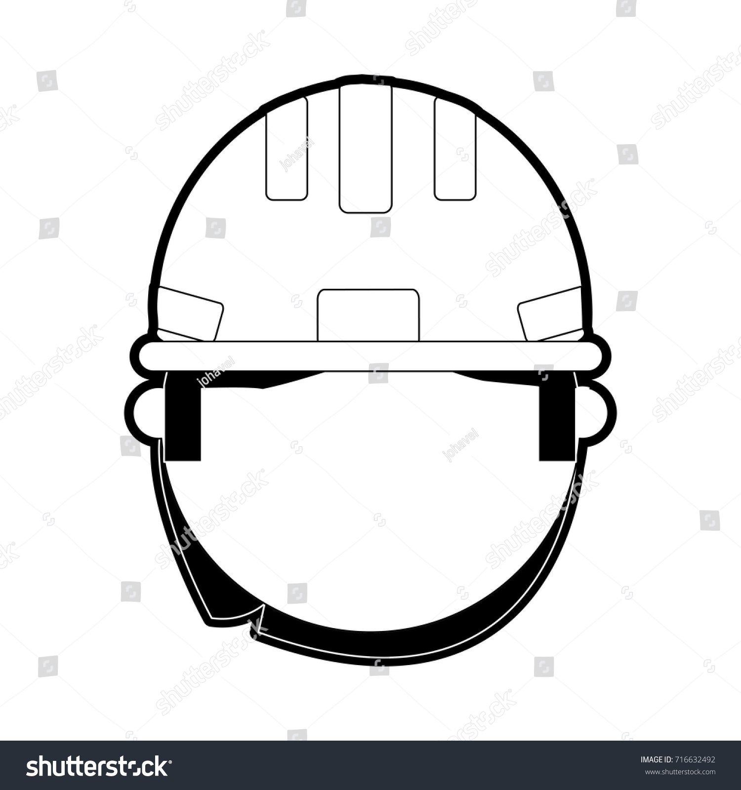 Man Construction Worker Vector Illustration Stock Vector (Royalty Free ...