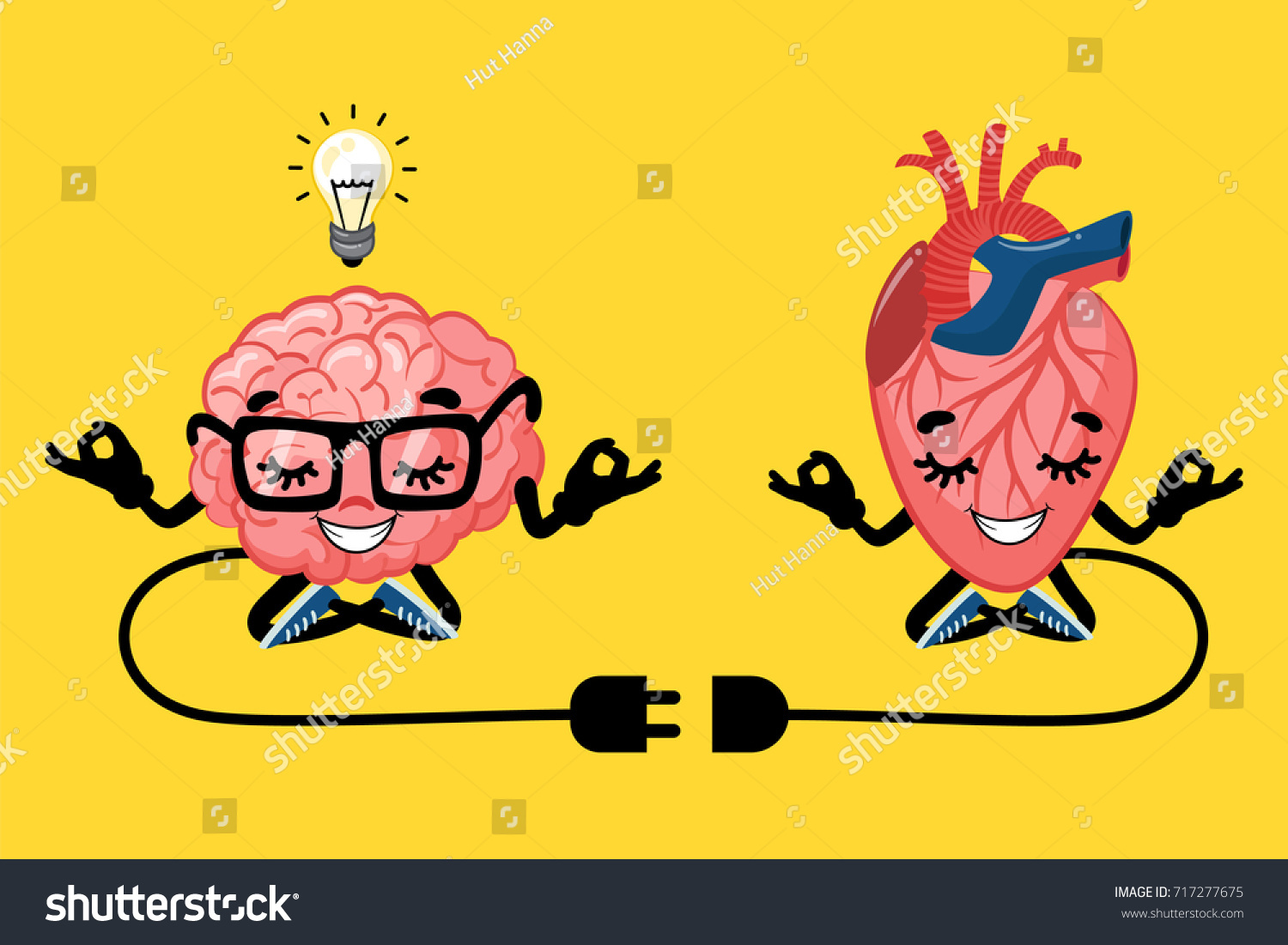Cute Cartoon Smart Brain Heart Cartoon Stock Vector (Royalty Free ... Cute Cartoon Smart Brain Heart Cartoon Stock Vector (Royalty Free ...