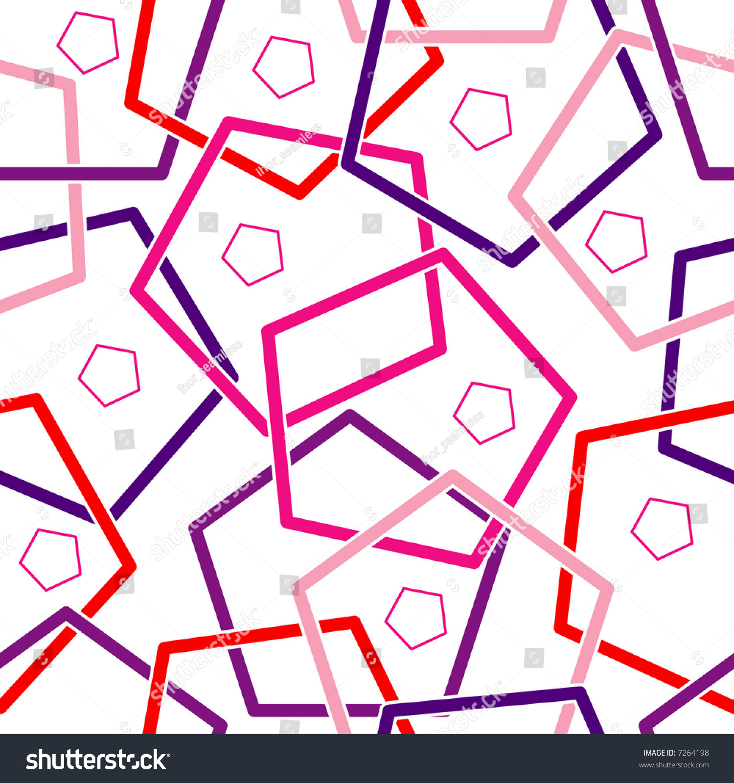 Seamless Texture Rounded Pentagons Vector Version Stock Illustration ... Seamless Texture Rounded Pentagons Vector Version Stock Illustration ...