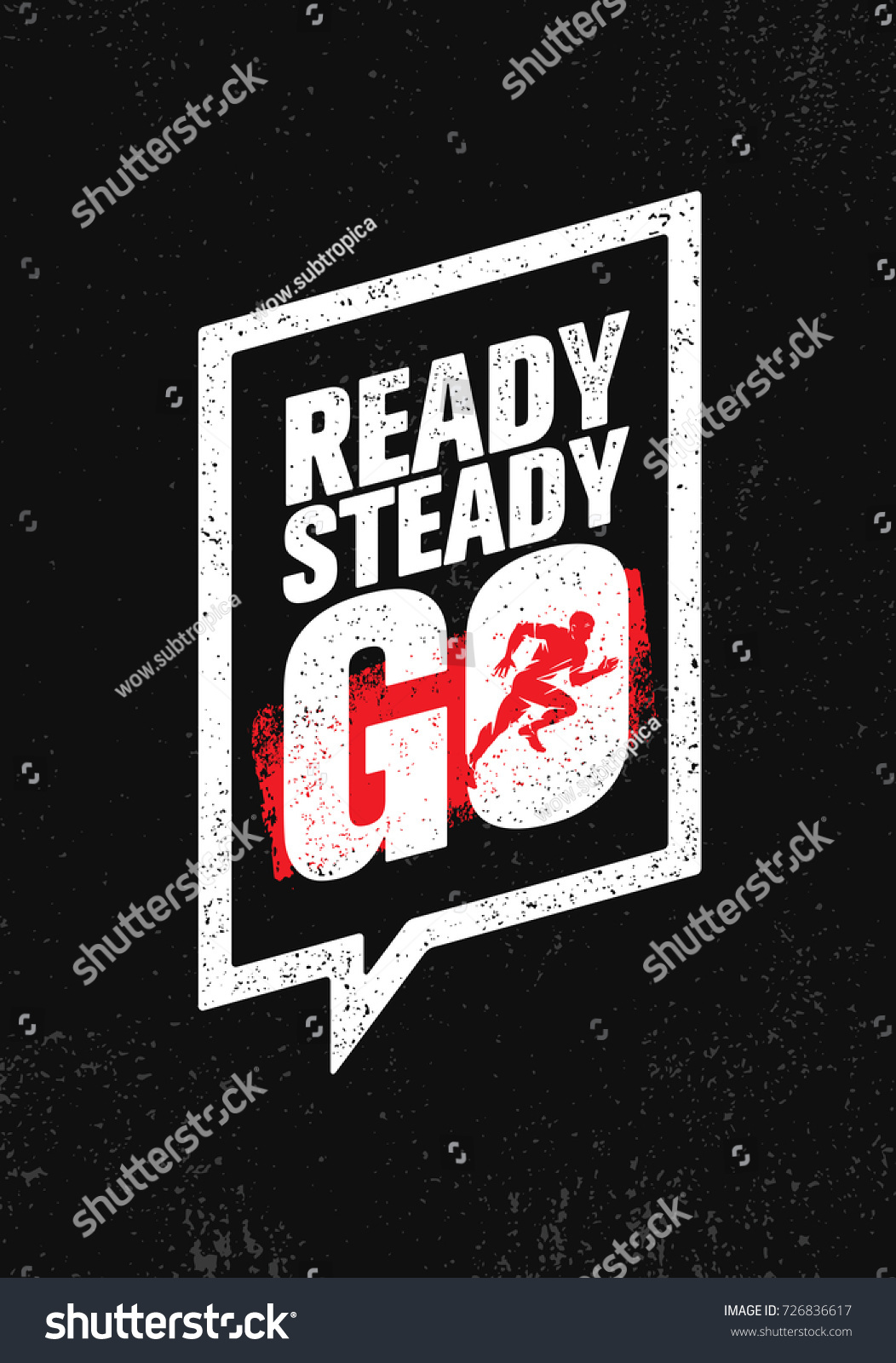 Ready Steady Go Inspiring Workout Fitness Stock Vector (Royalty Free ... Ready Steady Go Inspiring Workout Fitness Stock Vector (Royalty Free ...