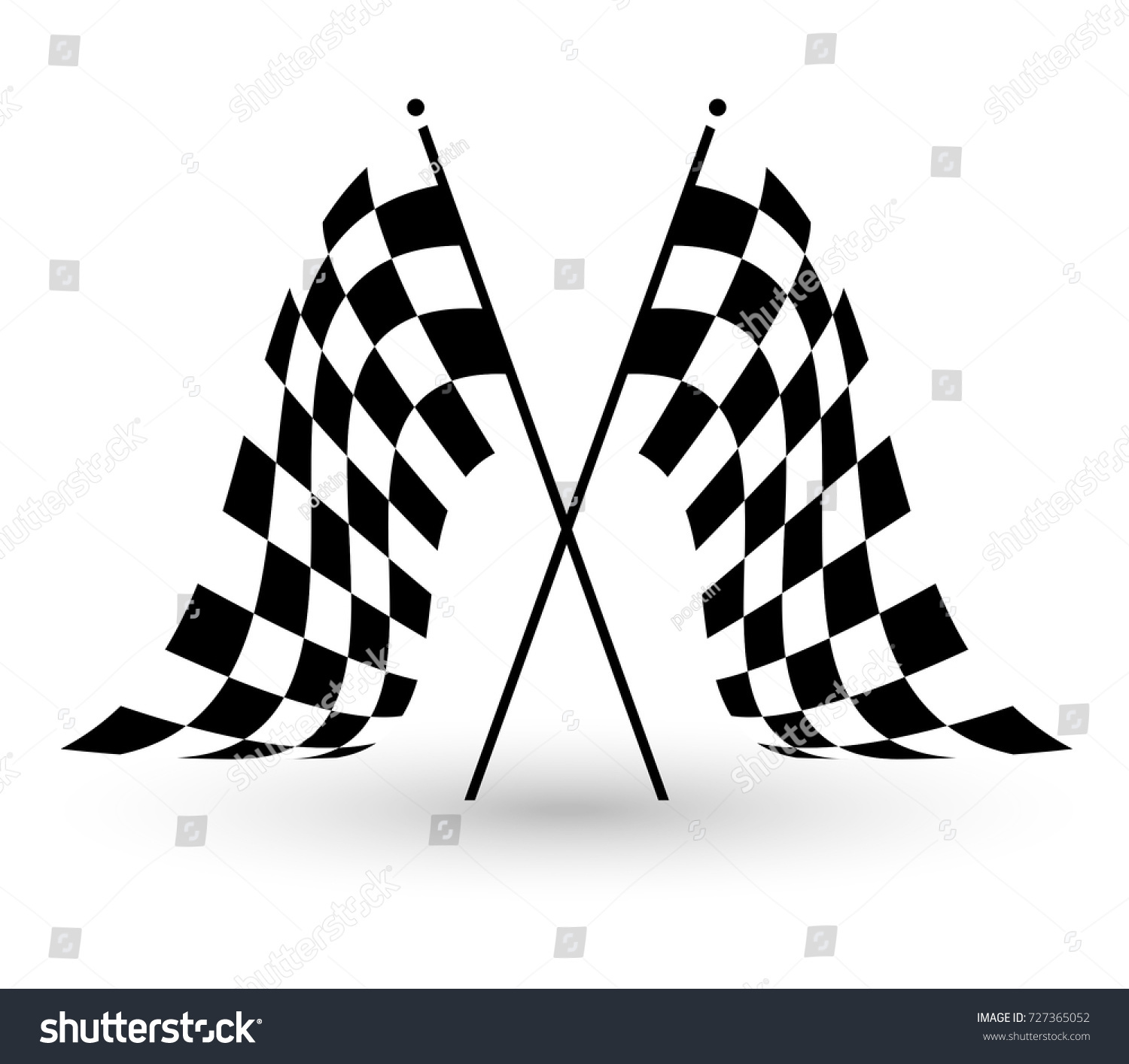 Starting Finishing Flags Auto Moto Racing Stock Vector (Royalty Free ... Starting Finishing Flags Auto Moto Racing Stock Vector (Royalty Free ...